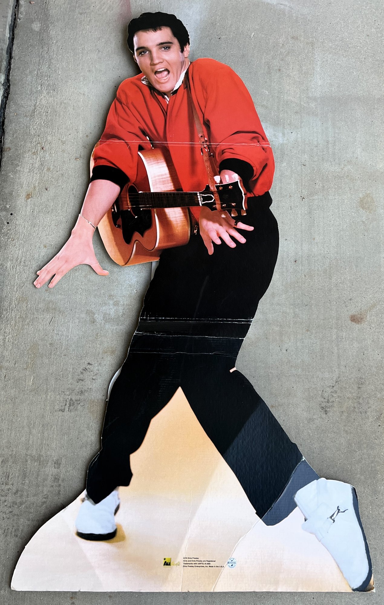 Elvis Lifesize Standing Cut Out - (G) #25122 | Auctionninja.com