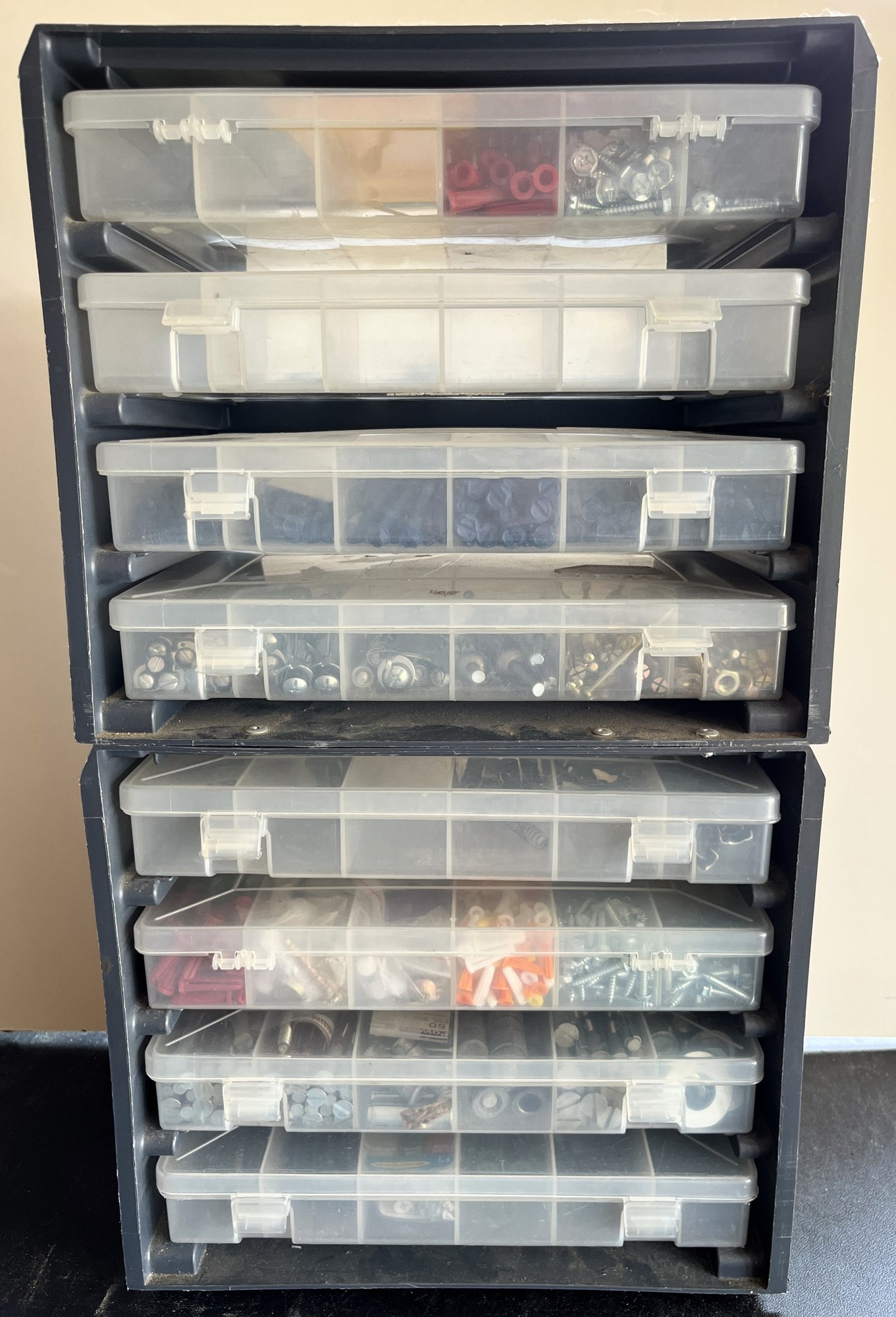 Plano Storage Unit With 8 Cases & Contents - (G14) #31660 ...