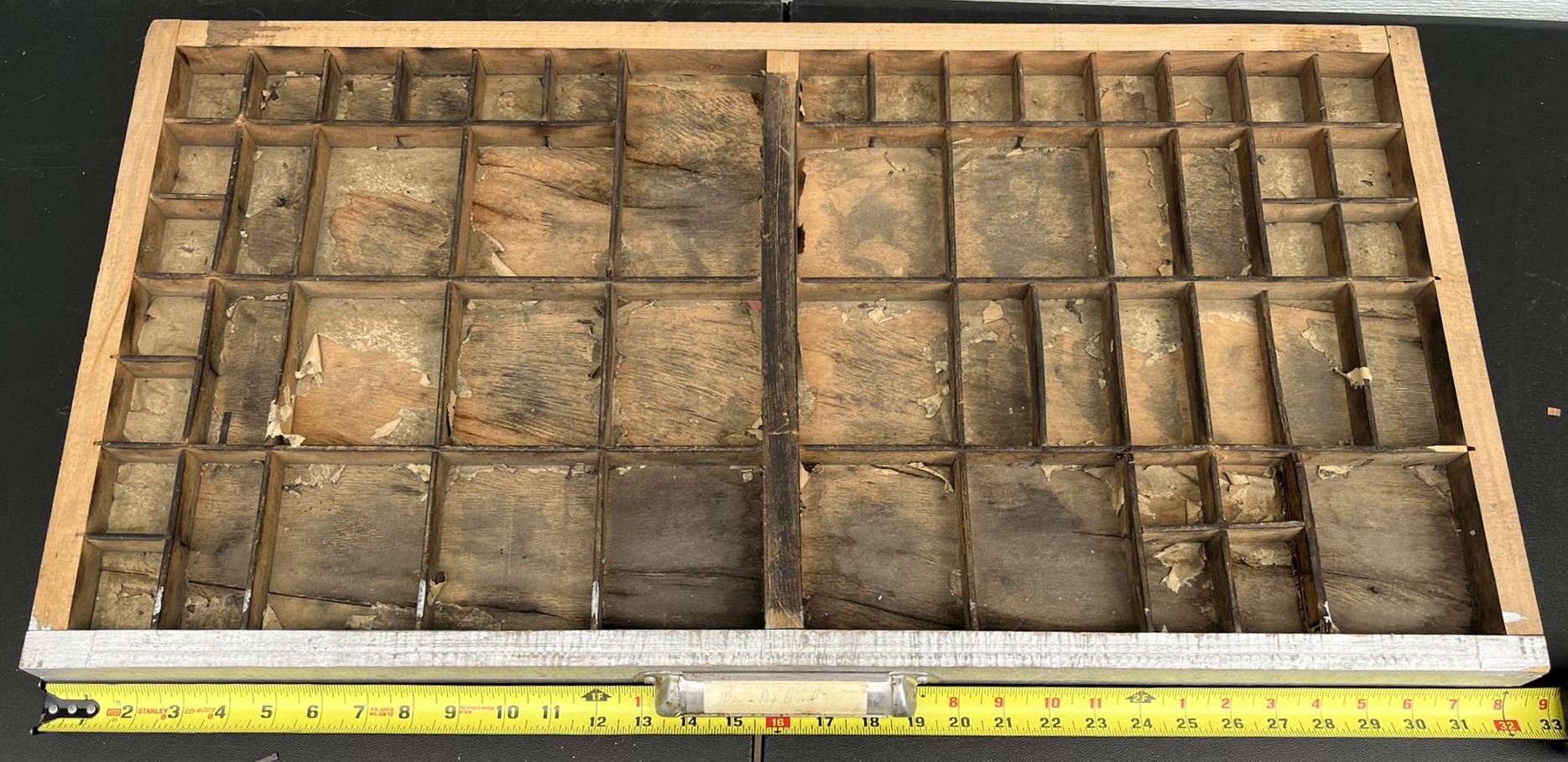 Vintage Printers Letterpress Type Set Drawer & Contents #5 - (G) #30267 ...