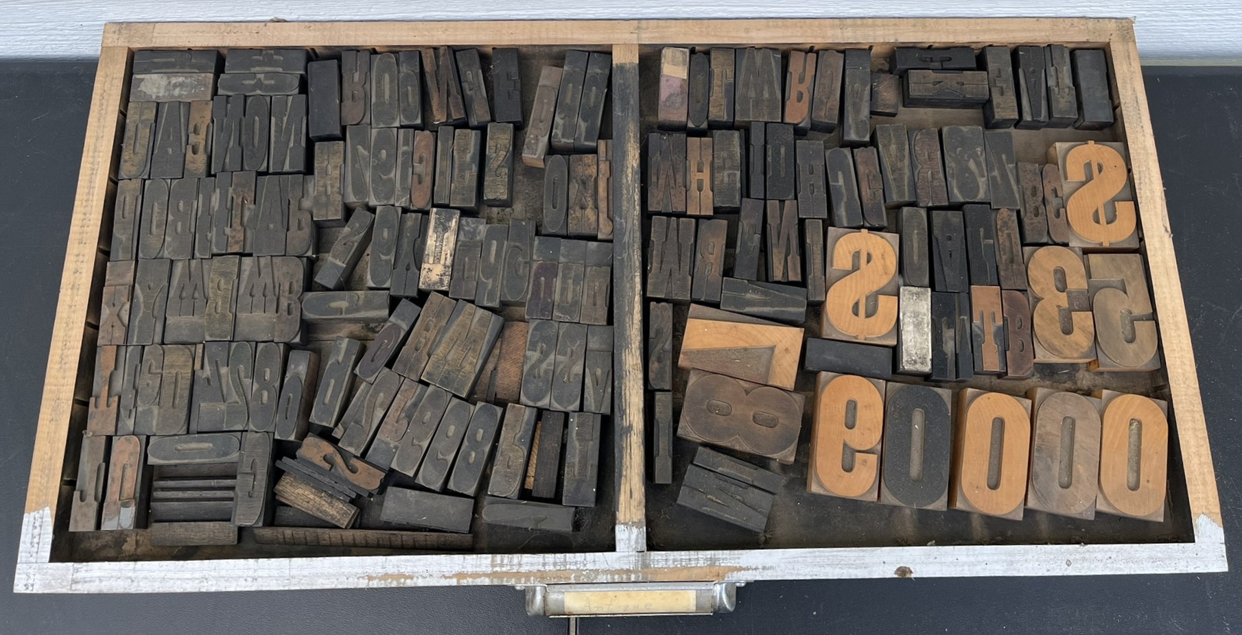 Vintage Printers Letterpress Type Set Drawer & Contents #8 - (G) #30270 ...