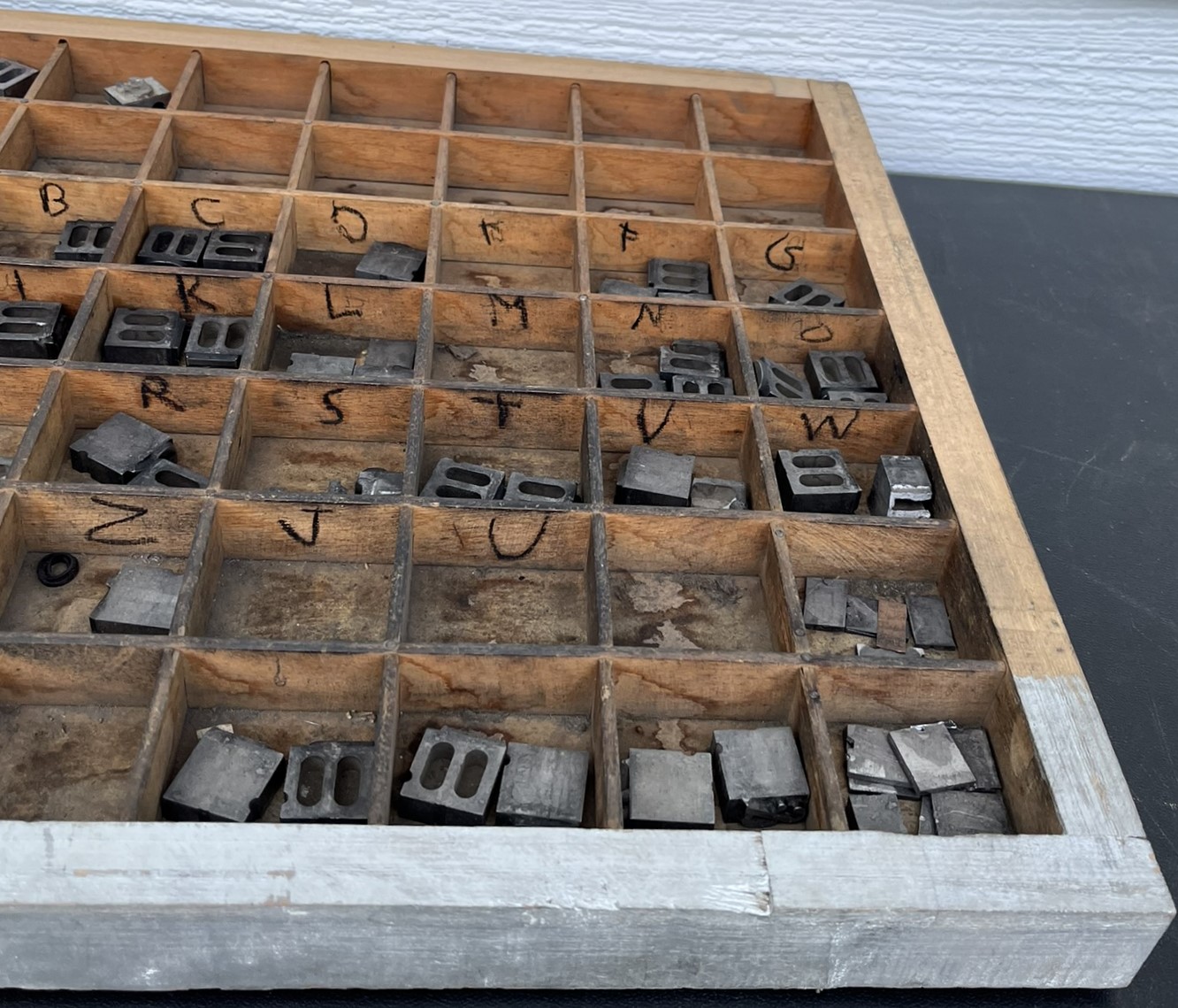 Vintage Printers Letterpress Type Set Drawer & Contents #9 - (G) #30271 ...