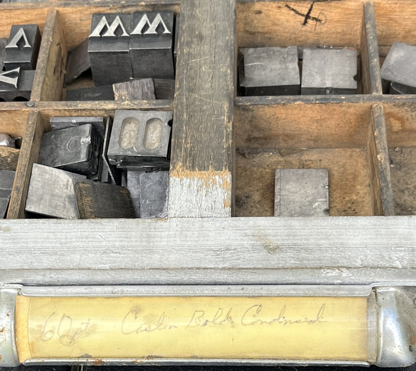 Vintage Printers Letterpress Type Set Drawer & Contents #9 - (G) #30271 ...