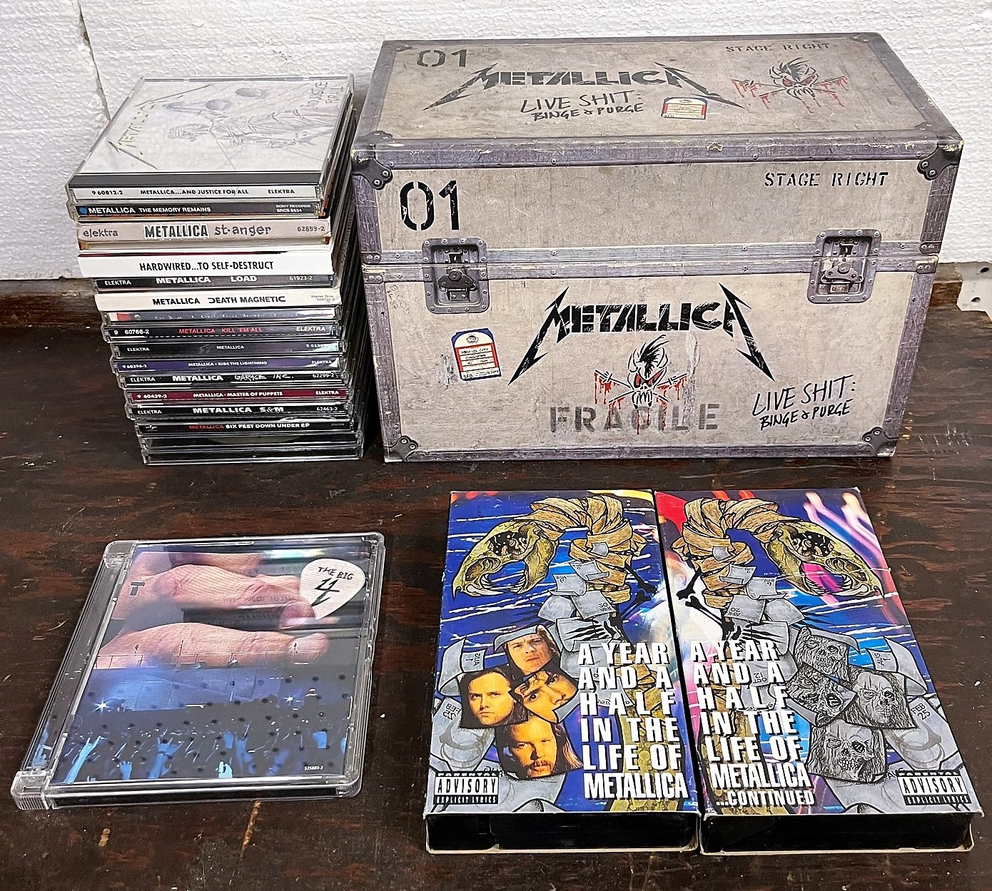 METALLICA Bundle!!! (Box Set, 17 CDs, 2 VHS & 2 Live DVDs) #15183 ...
