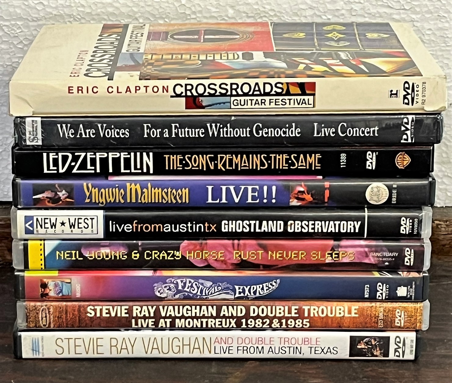 Lot Of 9 Rock & Roll DVDs #15202 | Auctionninja.com