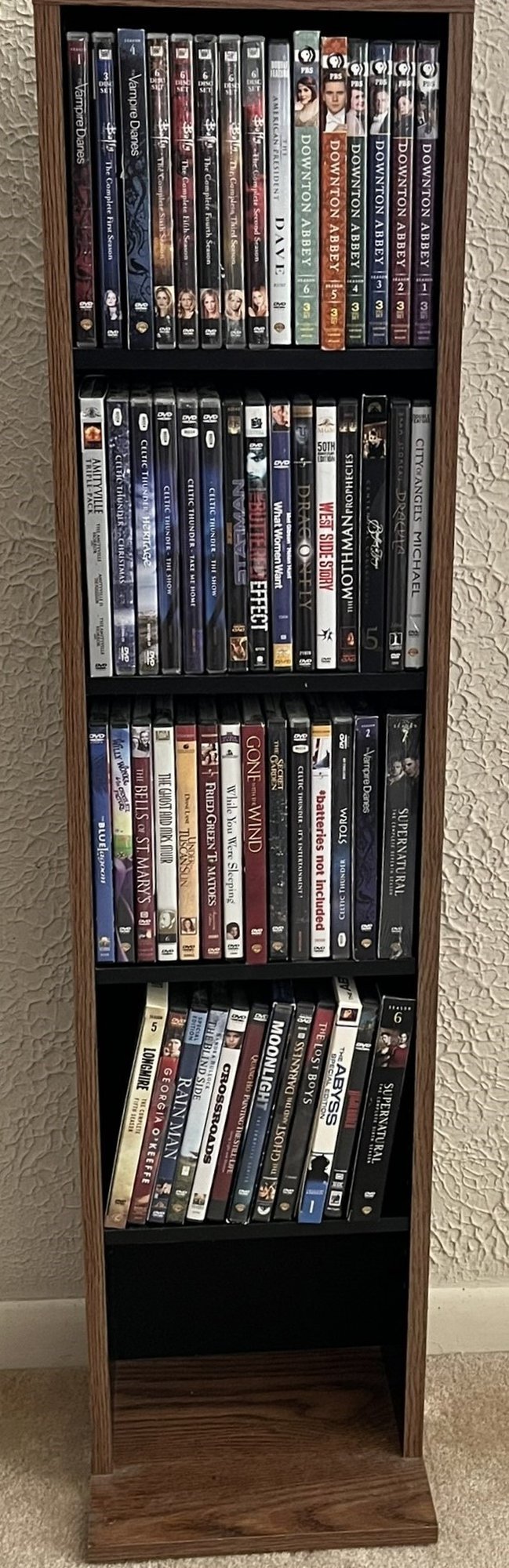 Composite DVD Stand With Over 50 DVD Movies 2 Of 2 - (D1) #30525 ...