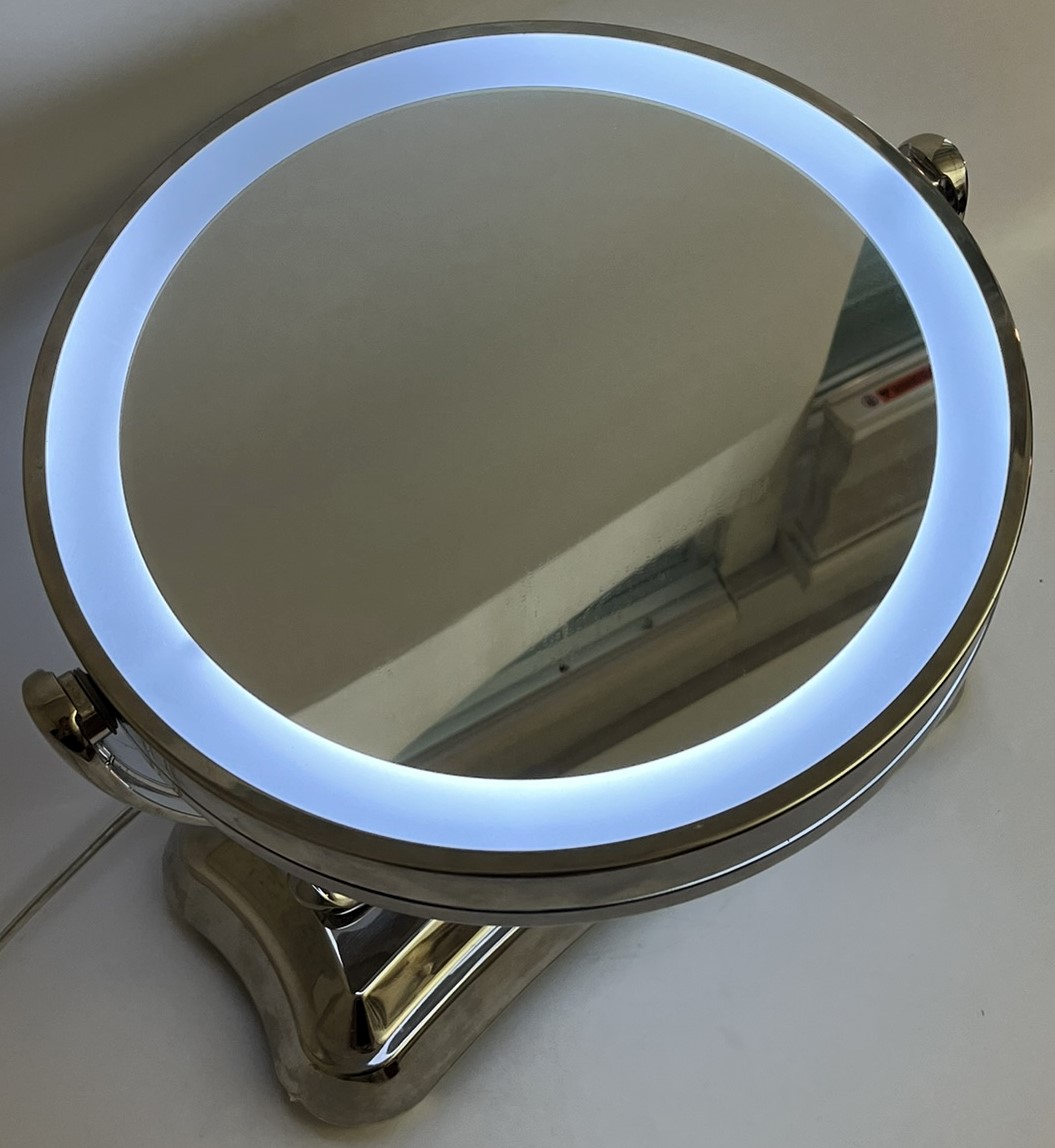 Rotating Zadro Light Mirror - (MB2) #30562 | Auctionninja.com