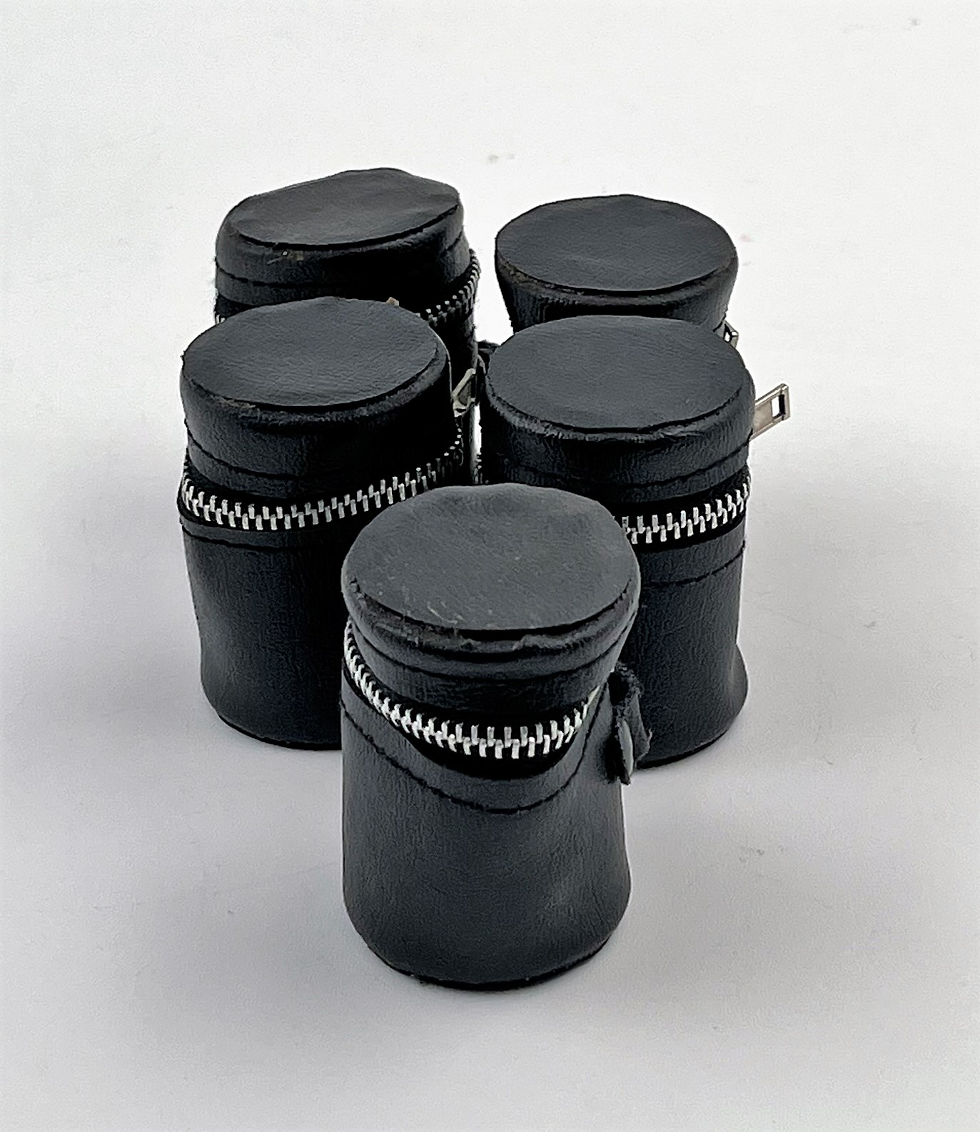 Lot Of 5 Leather 35mm Film Canister Cases #15987 | Auctionninja.com