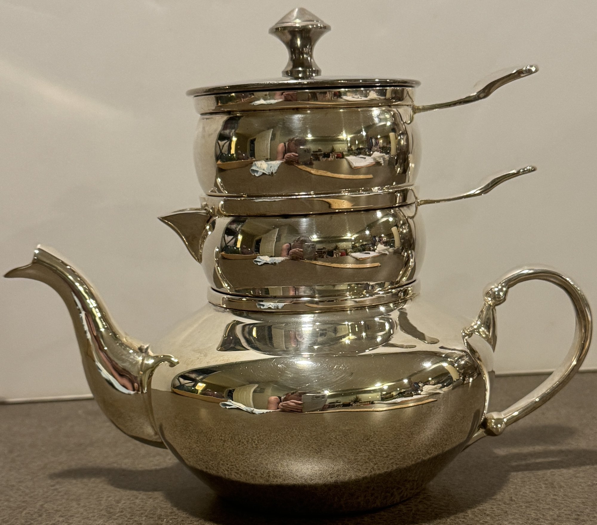 Vintage Silverplated Restoration Hardware Raj Teapot - British Empire ...