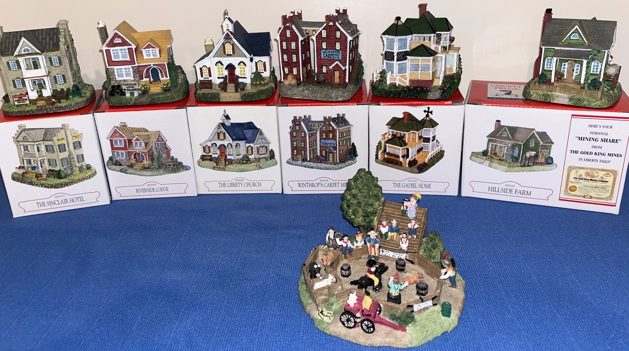 7 Pieces Liberty Falls Collection Village CB#12 - (B) #32025 ...