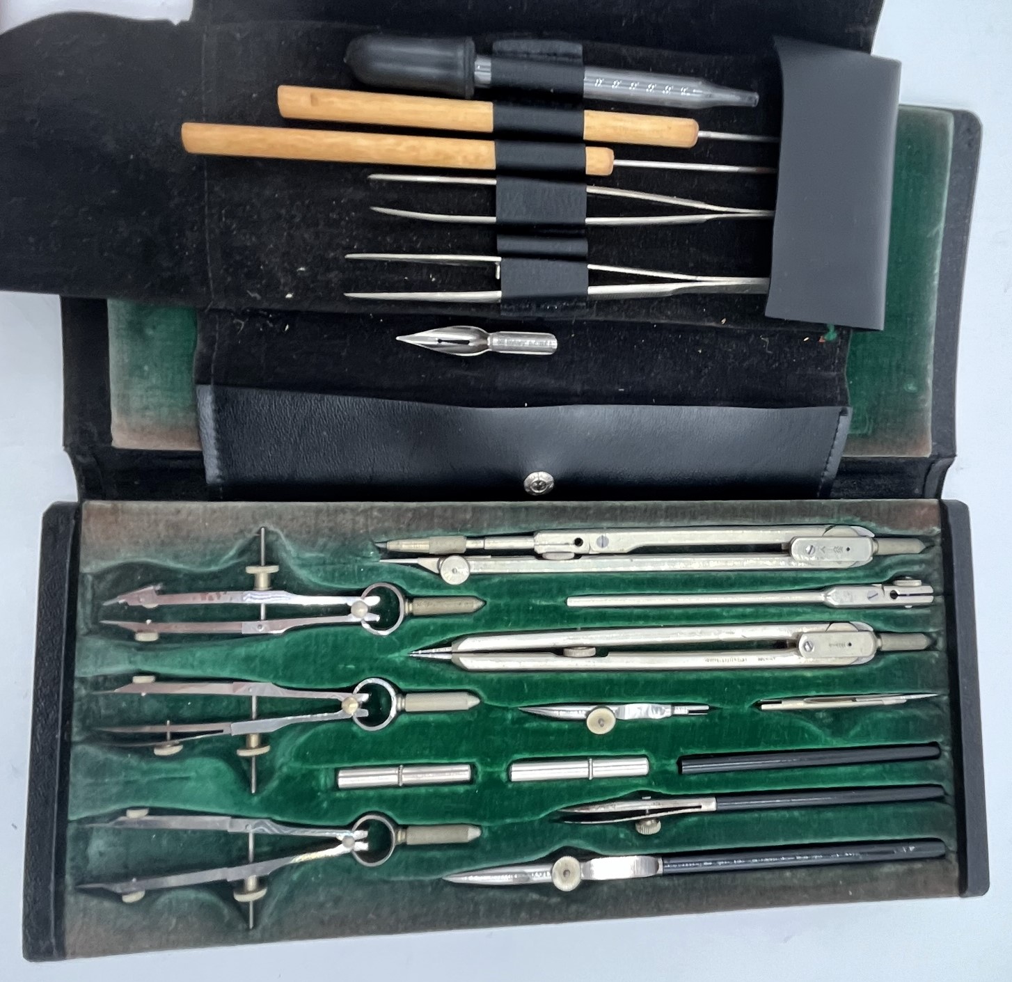 Vintage Drafting Draftsman Engineer Tool Set In Case #19787 ...