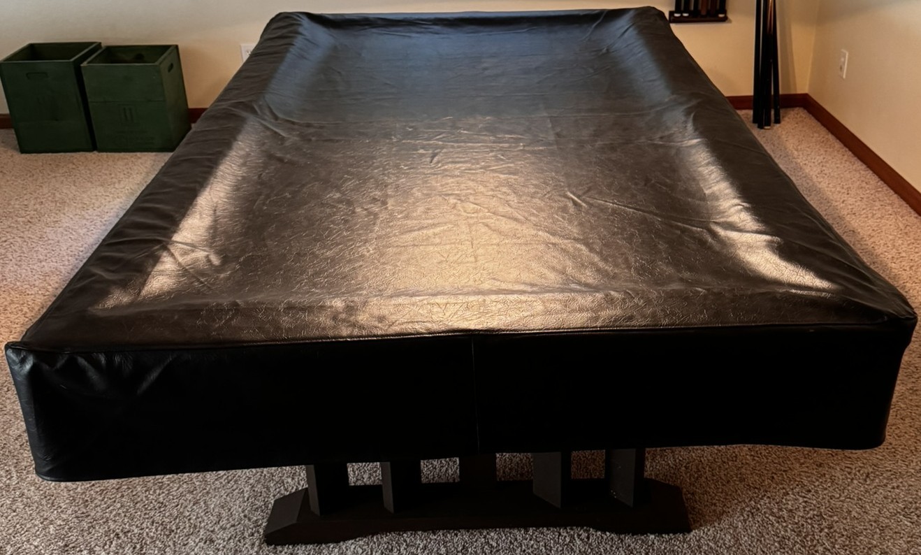 All Tech Industries Leisure Time Pool Table With 10 Pool Sticks/wall ...