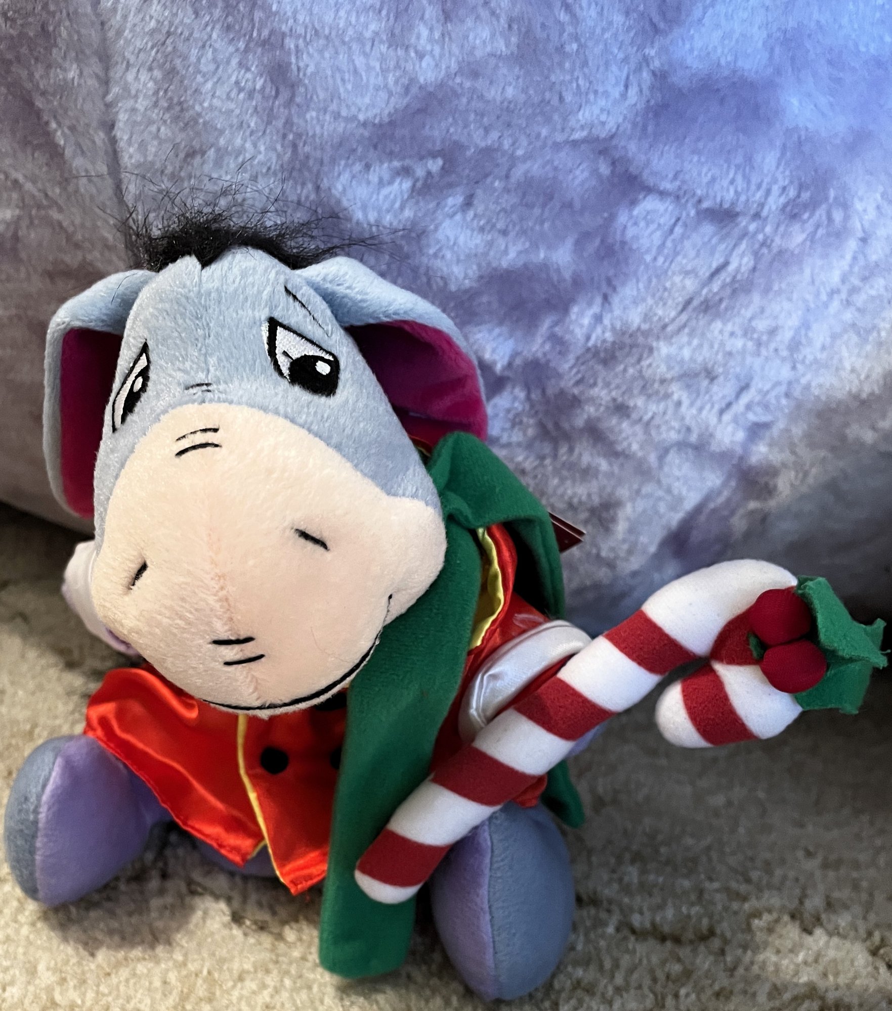 Huge Inflatable Eeyore Plush & 2002 Holiday Dancing Musical Eeyore ...