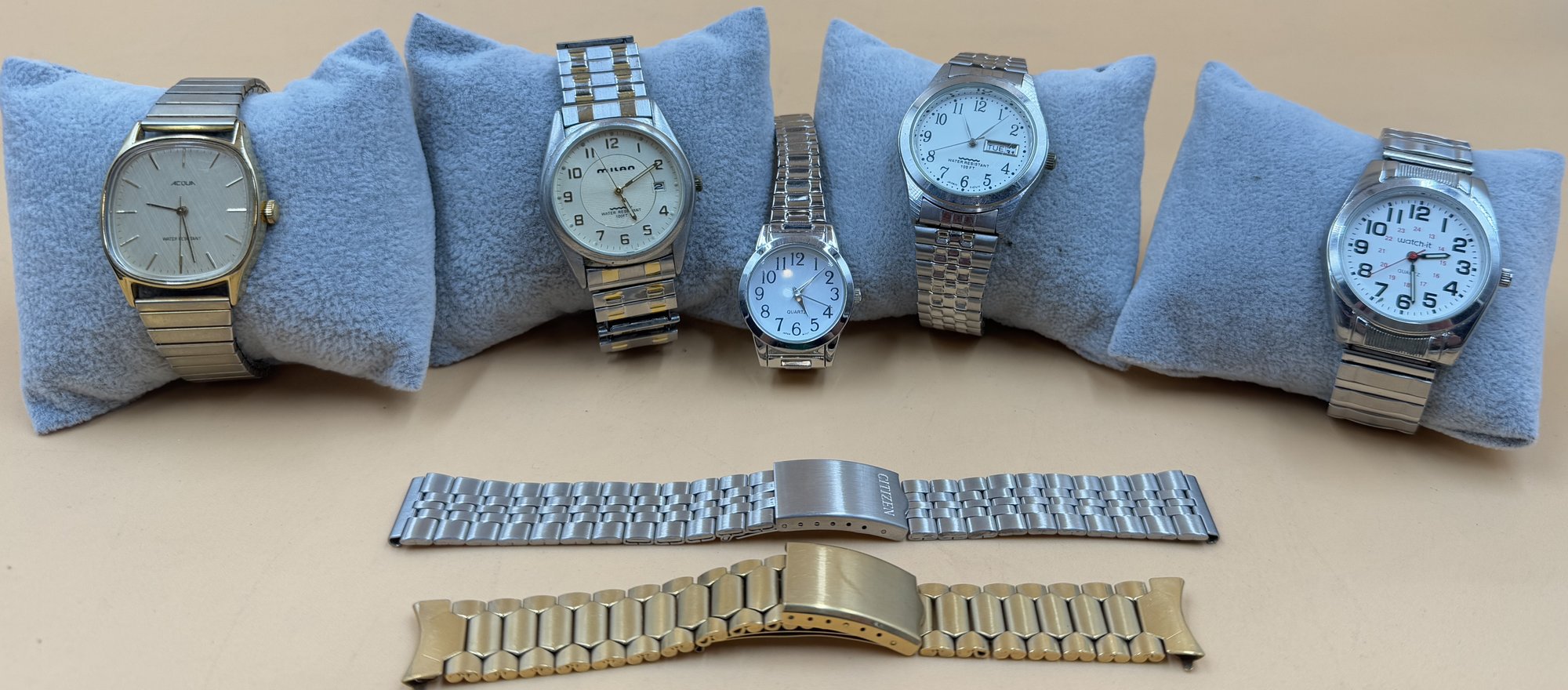 Jewelry #56 - Collection Of Watches With 2 Watchbands #40264 ...