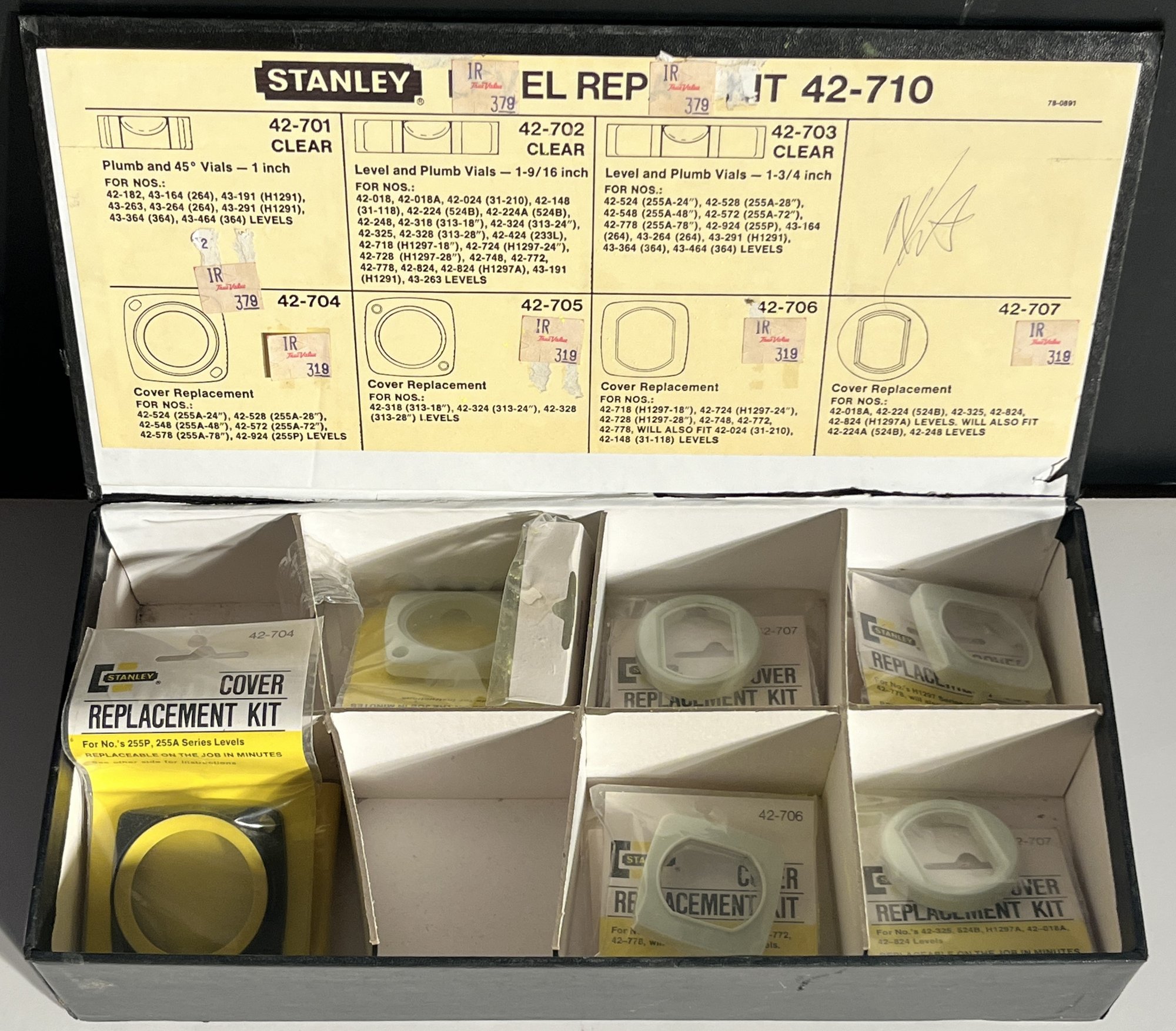 Stanley Level Repair Kit 8 Items - (G5) #34476 | Auctionninja.com