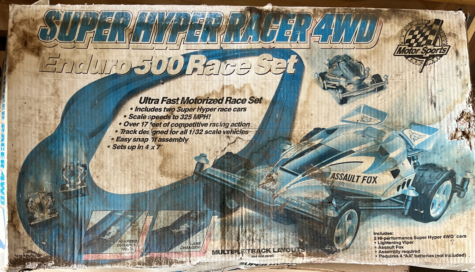 12 Vintage Super Hyper Racer 4WD Endure 500 Racetracks - (G5) #34512 ...