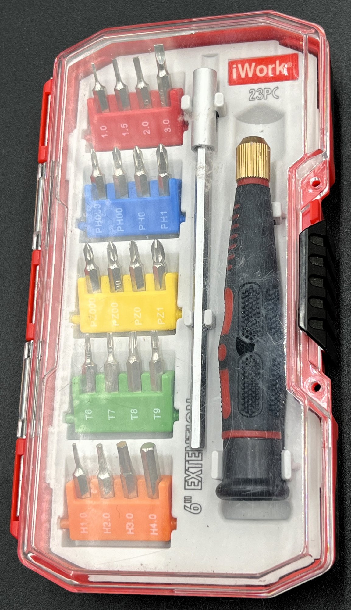 IWORK 23 Piece Precision Screwdriver Set - (LR) #26998 | Auctionninja.com