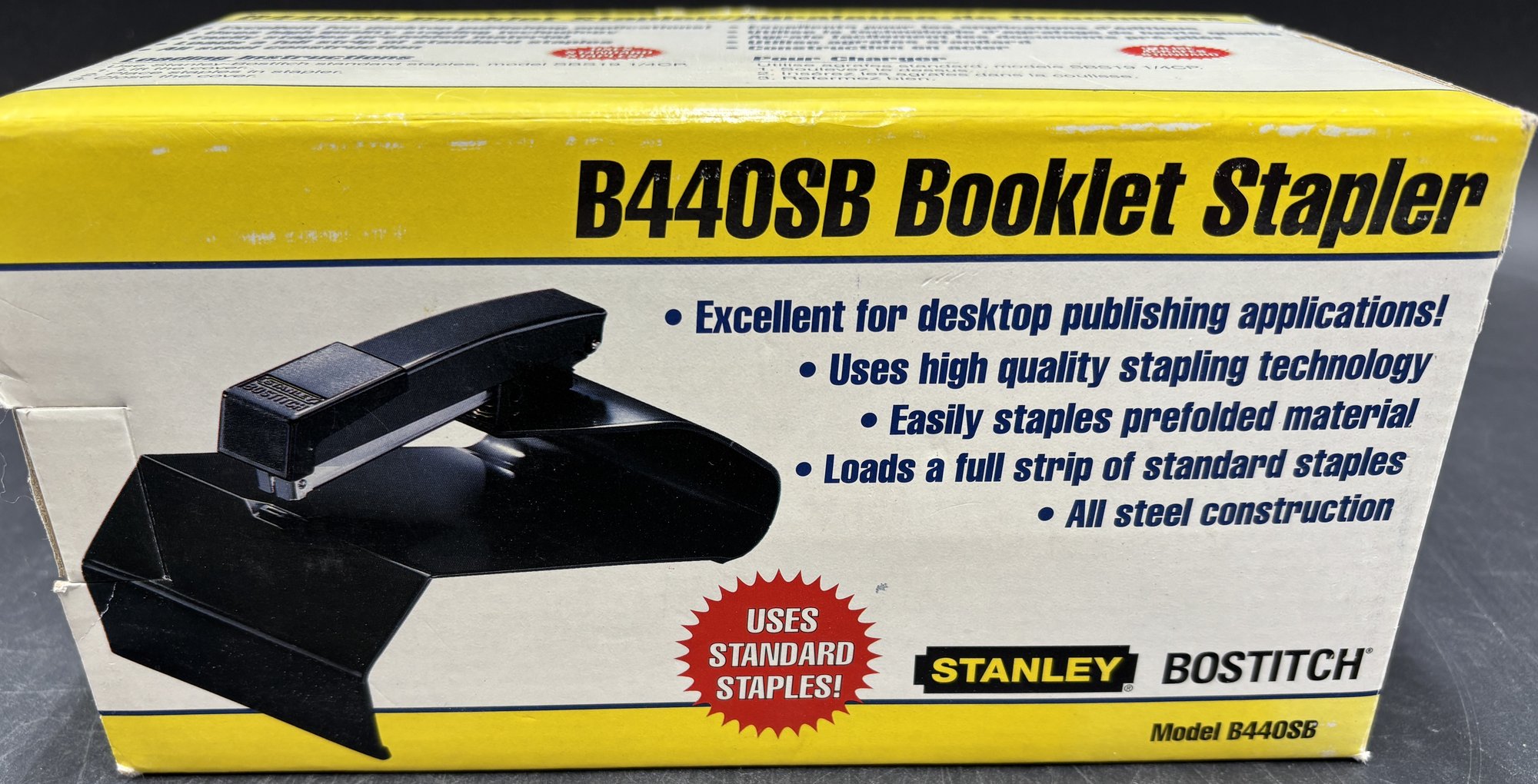 Stanley Bostitch B440SB Booklet Stapler - (BT1) #50422 | Auctionninja.com