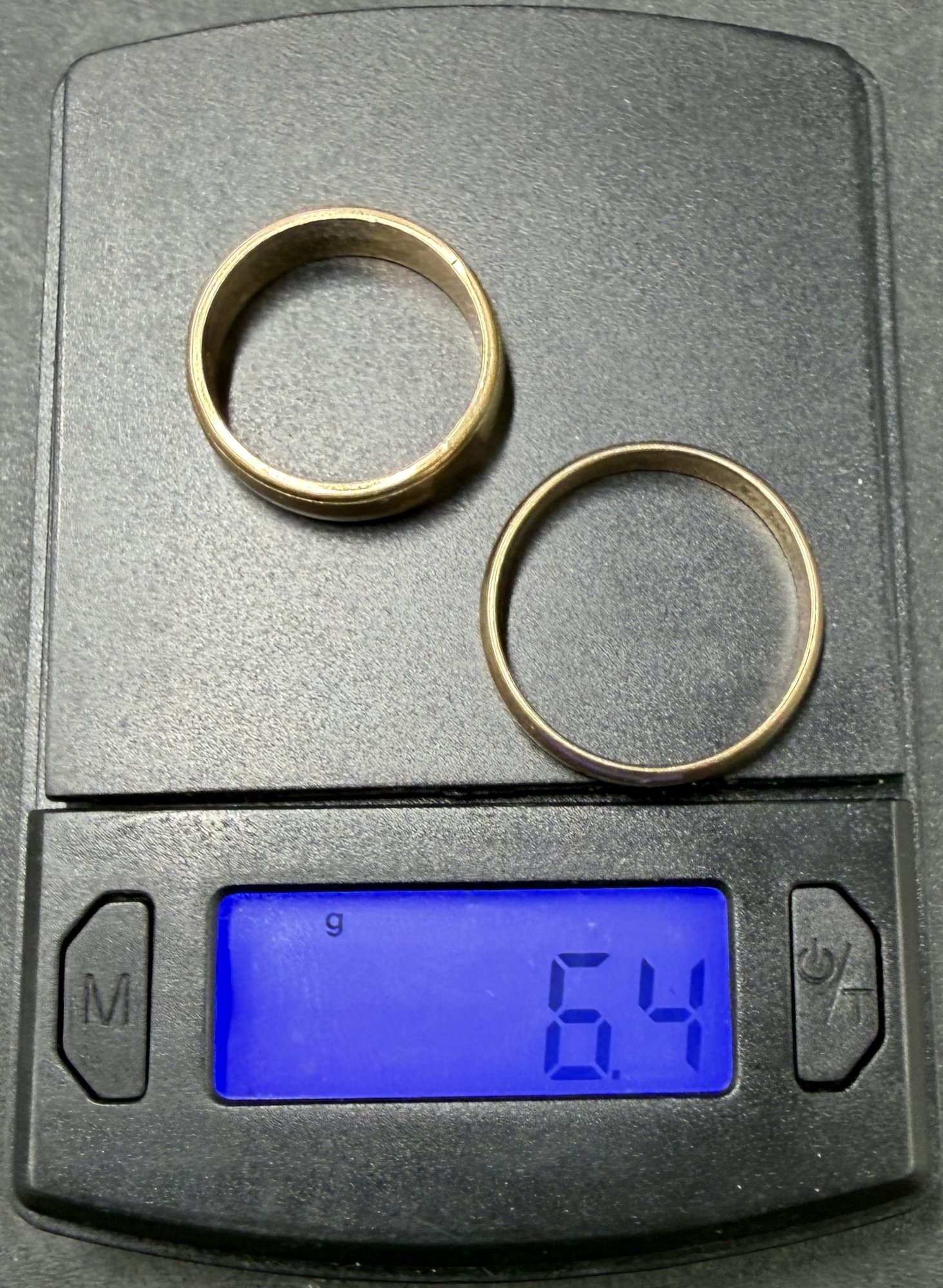 Lot Of 2 -10k Yellow Gold Rings And 1 - 14k Gold Ring - (K157.OD ...