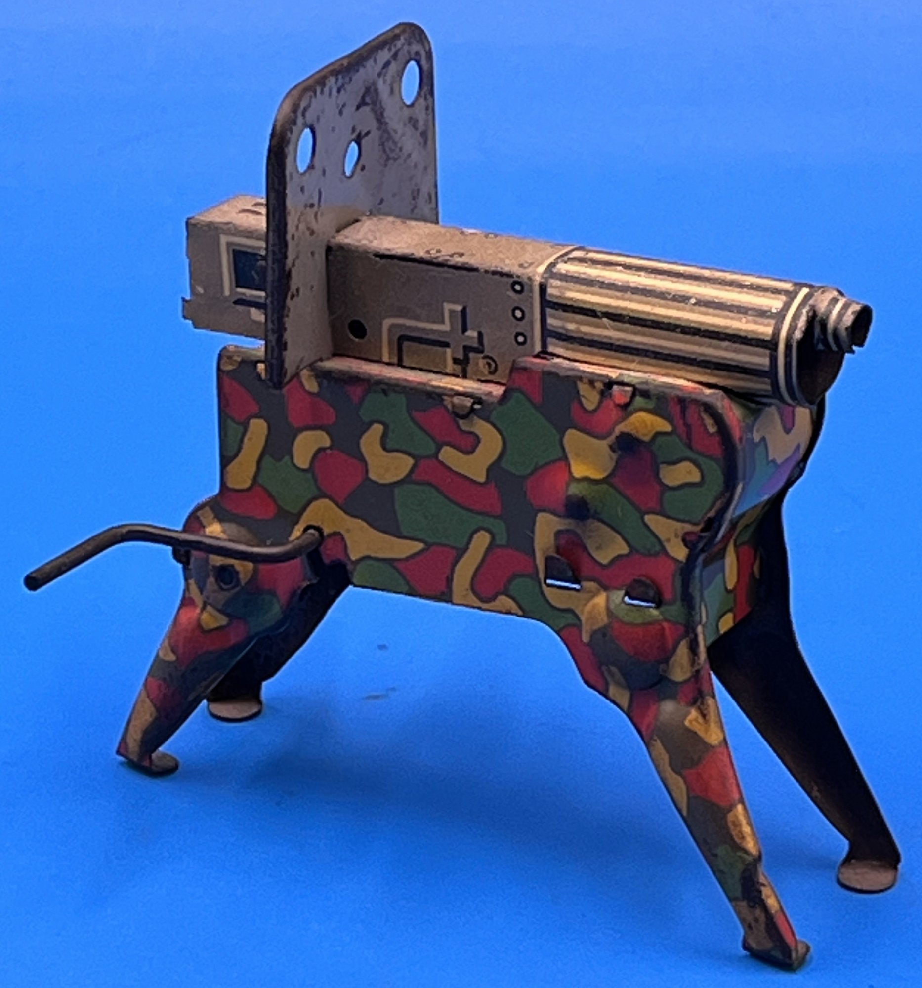 1930's Era Marx Tin Litho Wind Up Machine Gun - (A2) #28582 ...