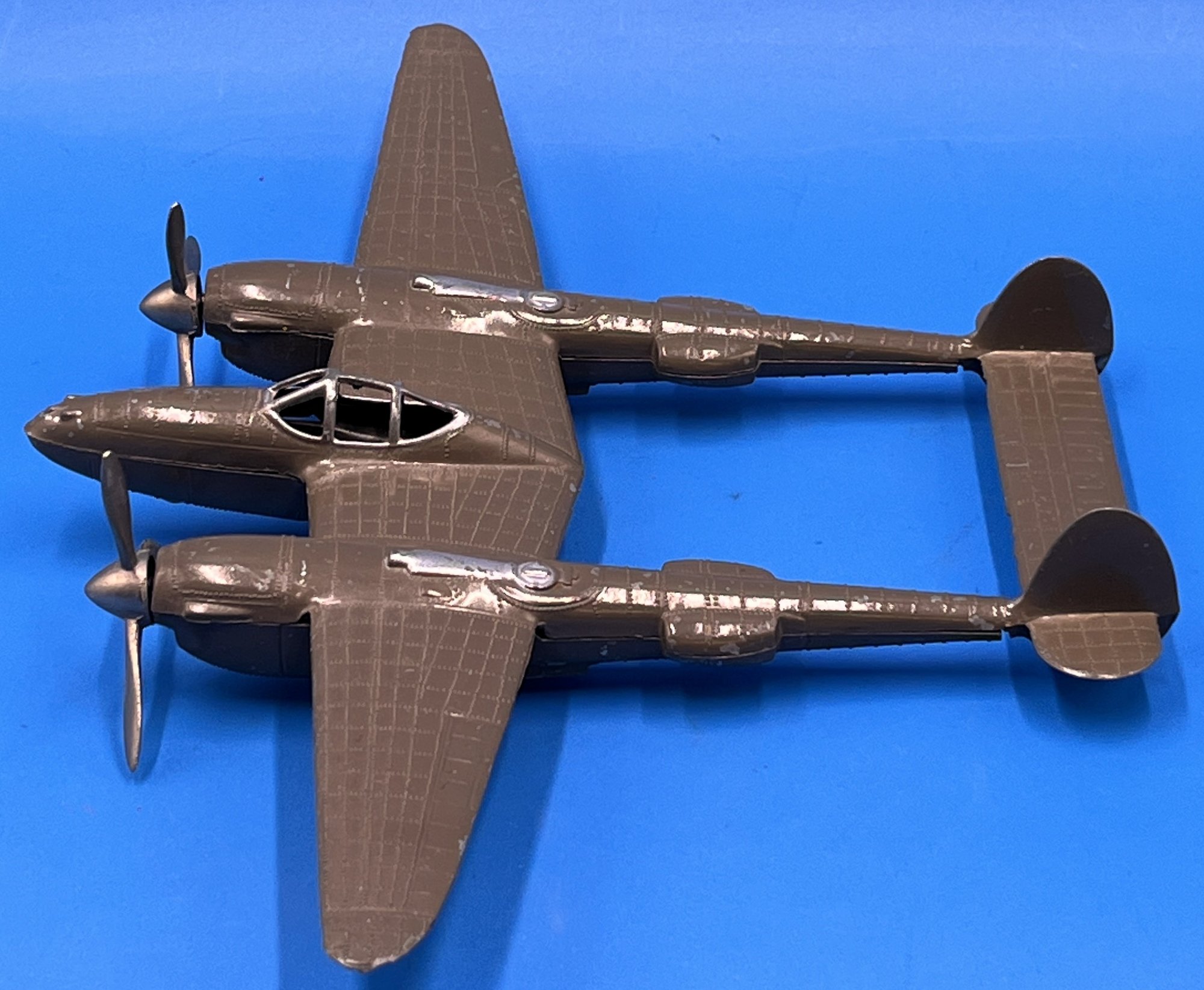 Vintage Huble P-38 Lightening Metal Airplane - (TR6) #28633 ...