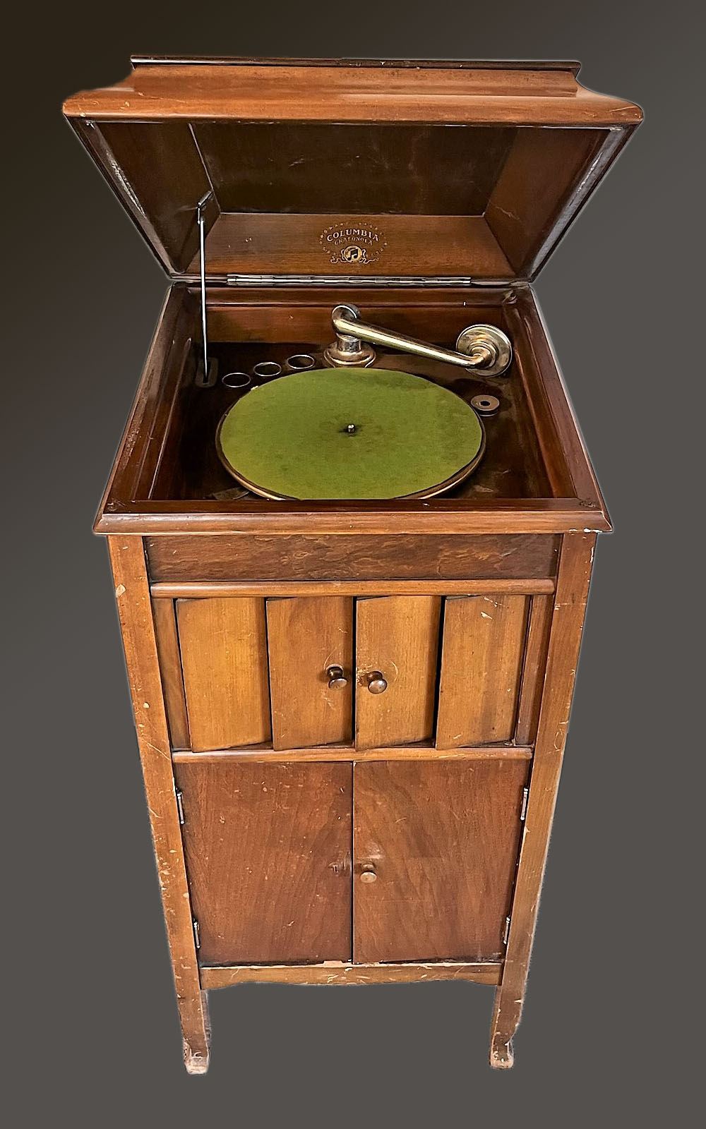 Antique COLUMBIA Grafonola Phonograph #17931 | Auctionninja.com