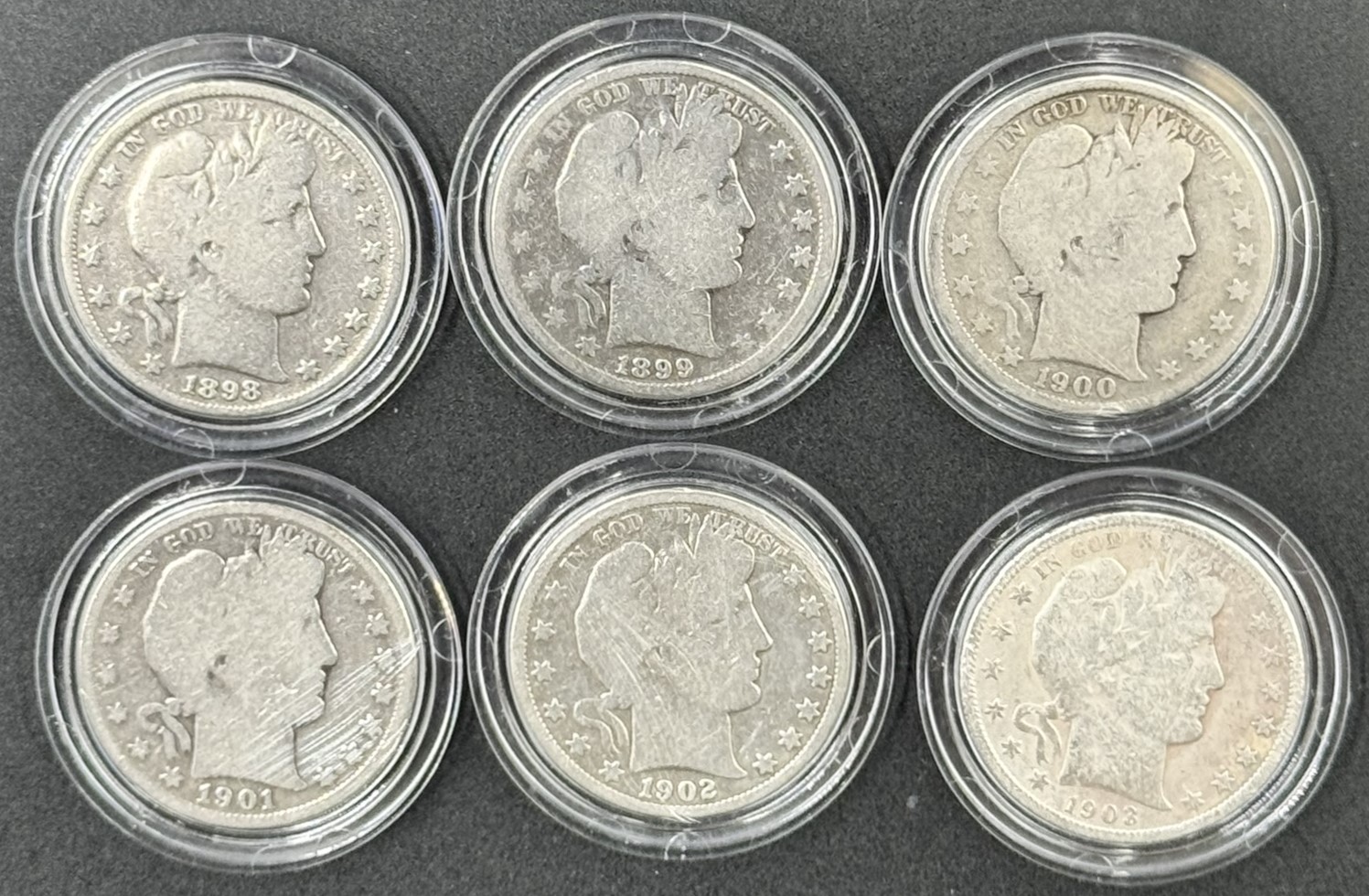 The Complete Barber Silver Half Dollar Collection - (T4) #42875 ...