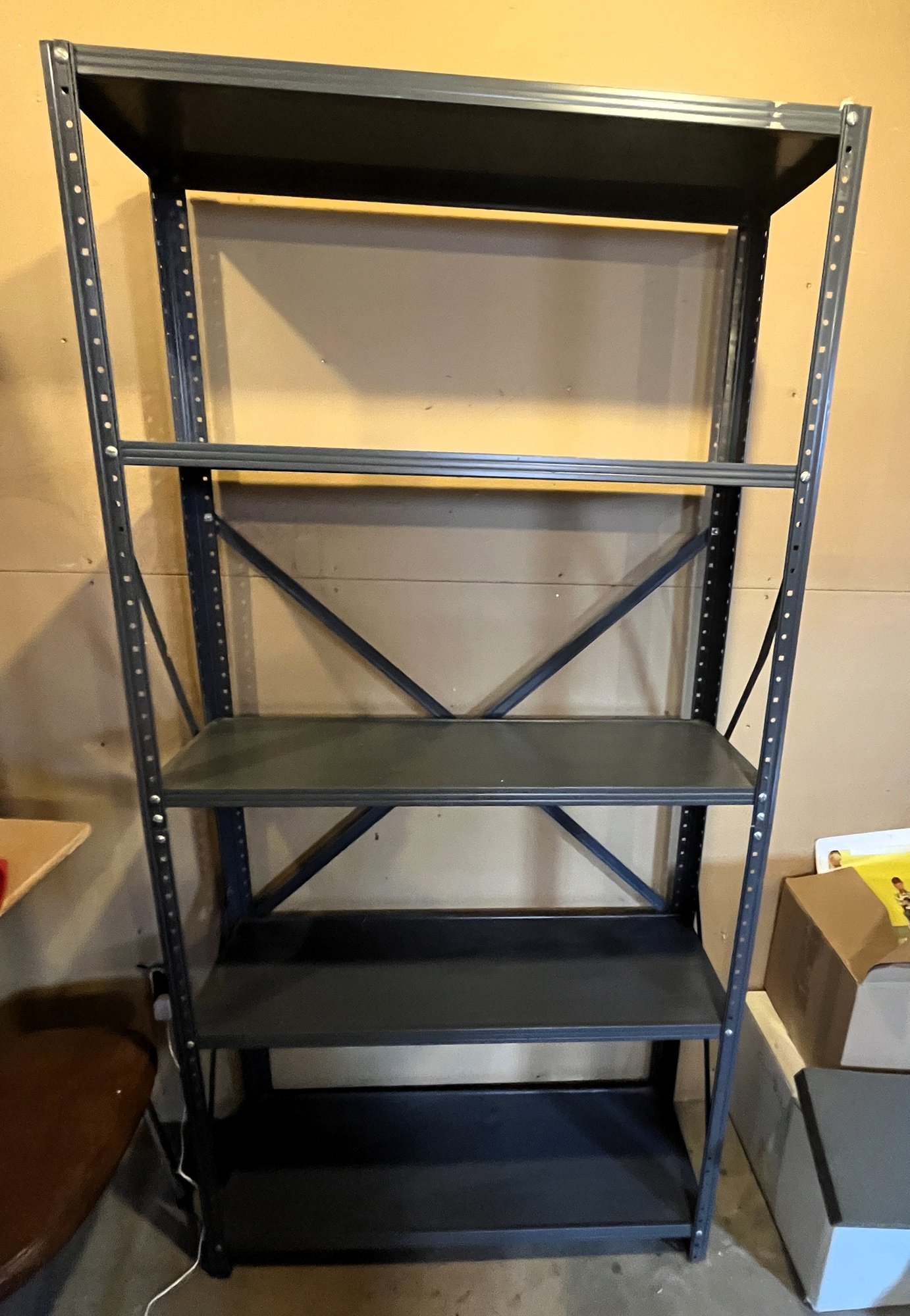 5 Tier Metal Shelf - (BT) #24402 | Auctionninja.com