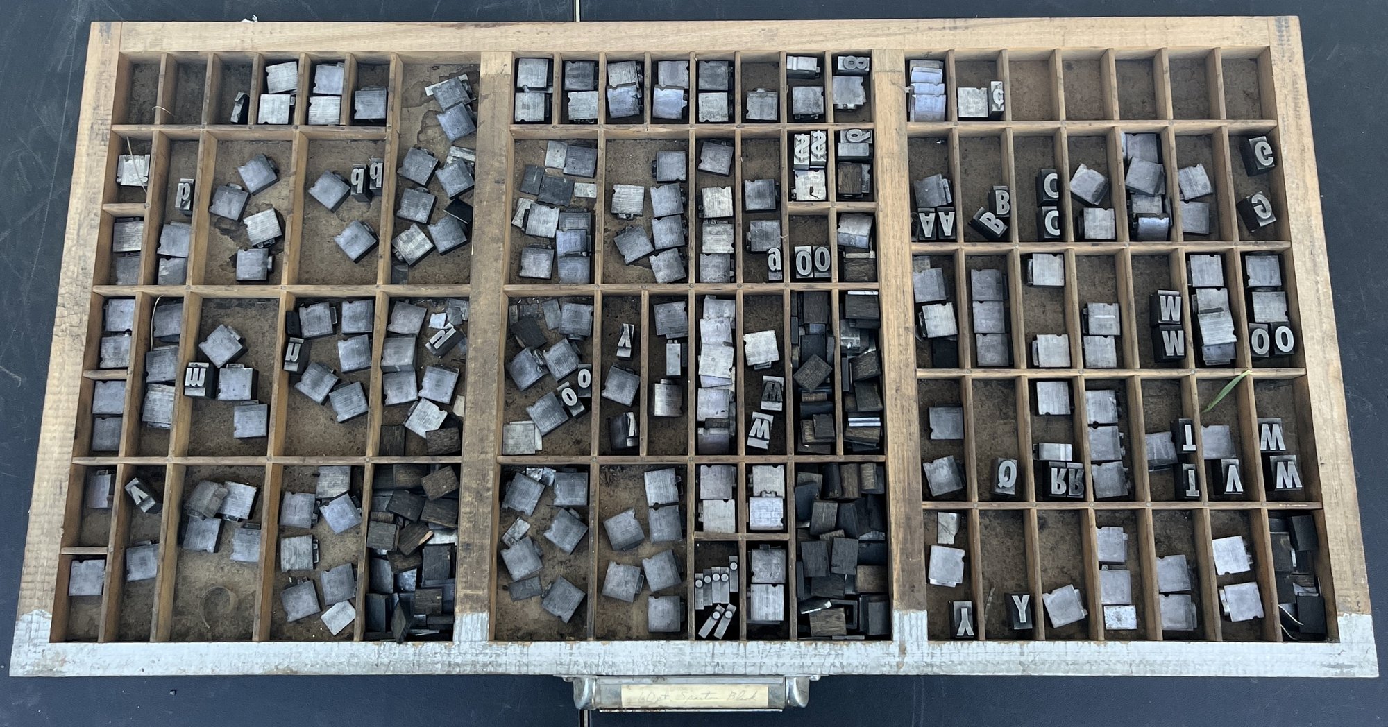 Vintage Printing Letter Press Drawer & Contents #30011 | Auctionninja.com