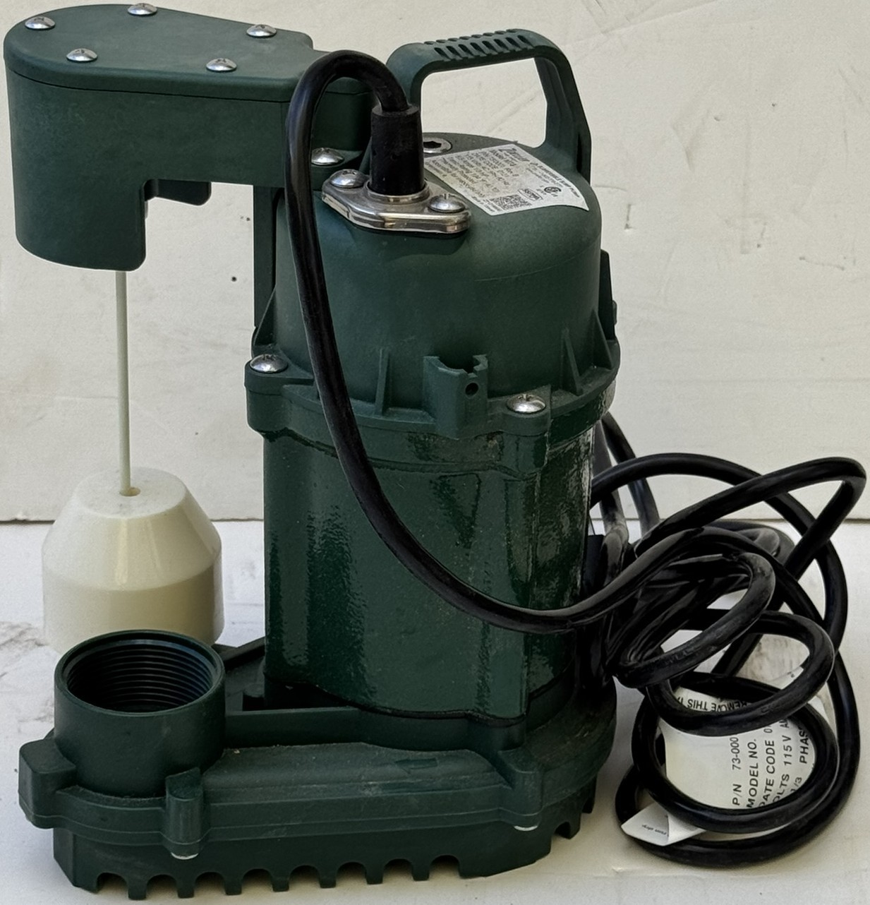 Zoeller Submersible Sump Pump Model M73 - (B217)(TI) #53053 ...
