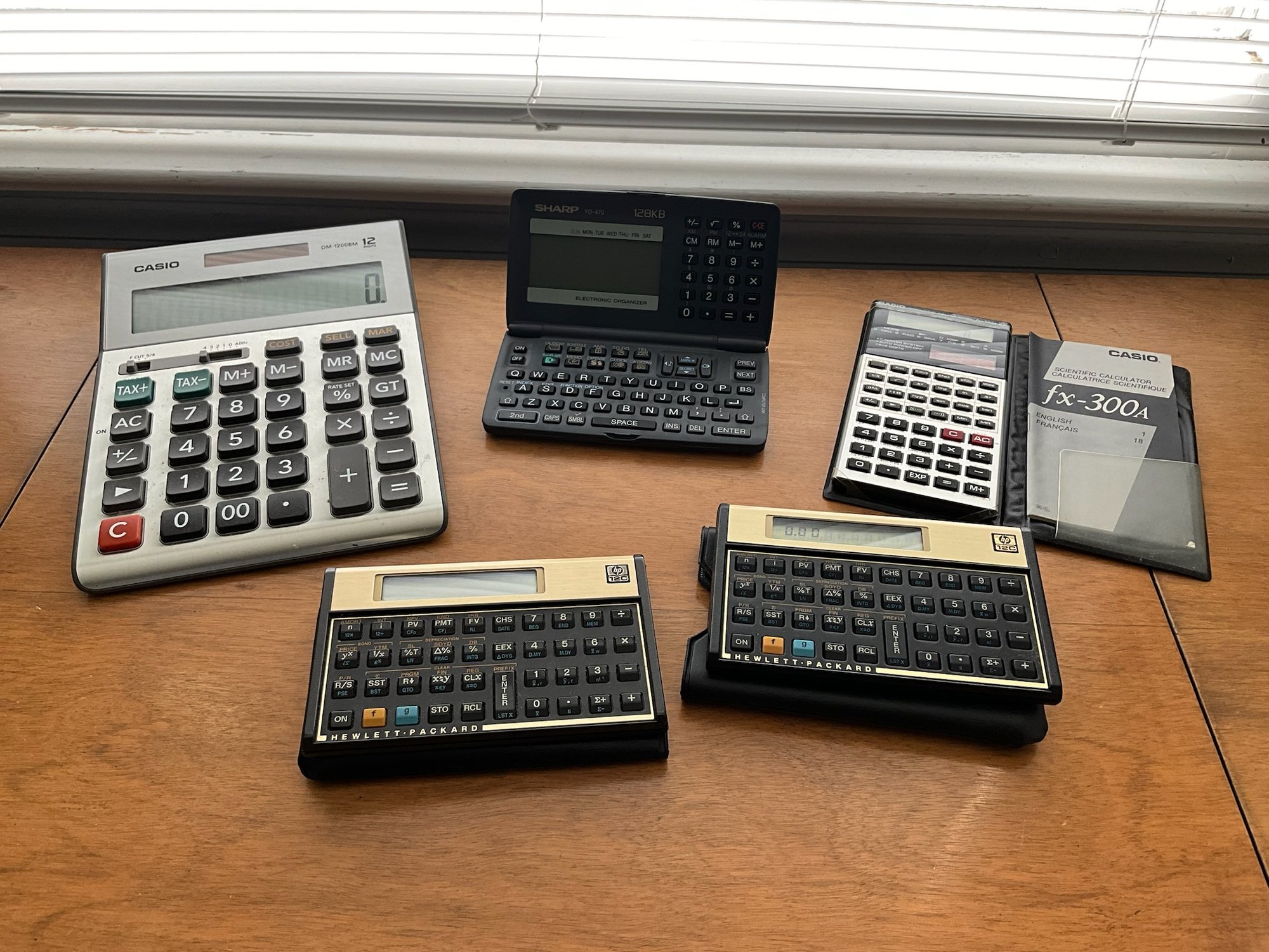 Grouping Of Vintage Calculators And Electronic Organizer #28937 ...