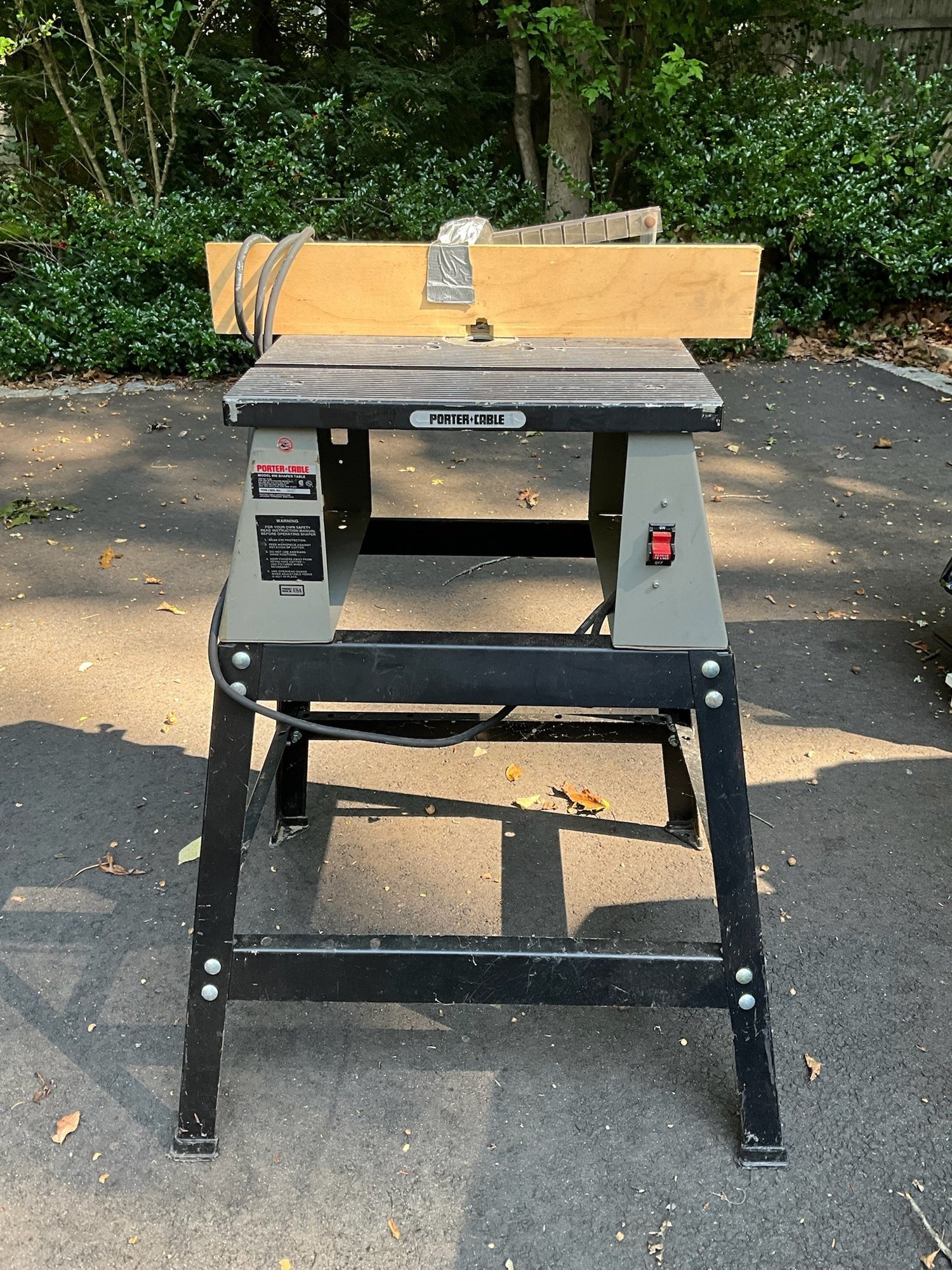 Porter & Cable Router Shaper Table - Model No. 696 #37479 ...