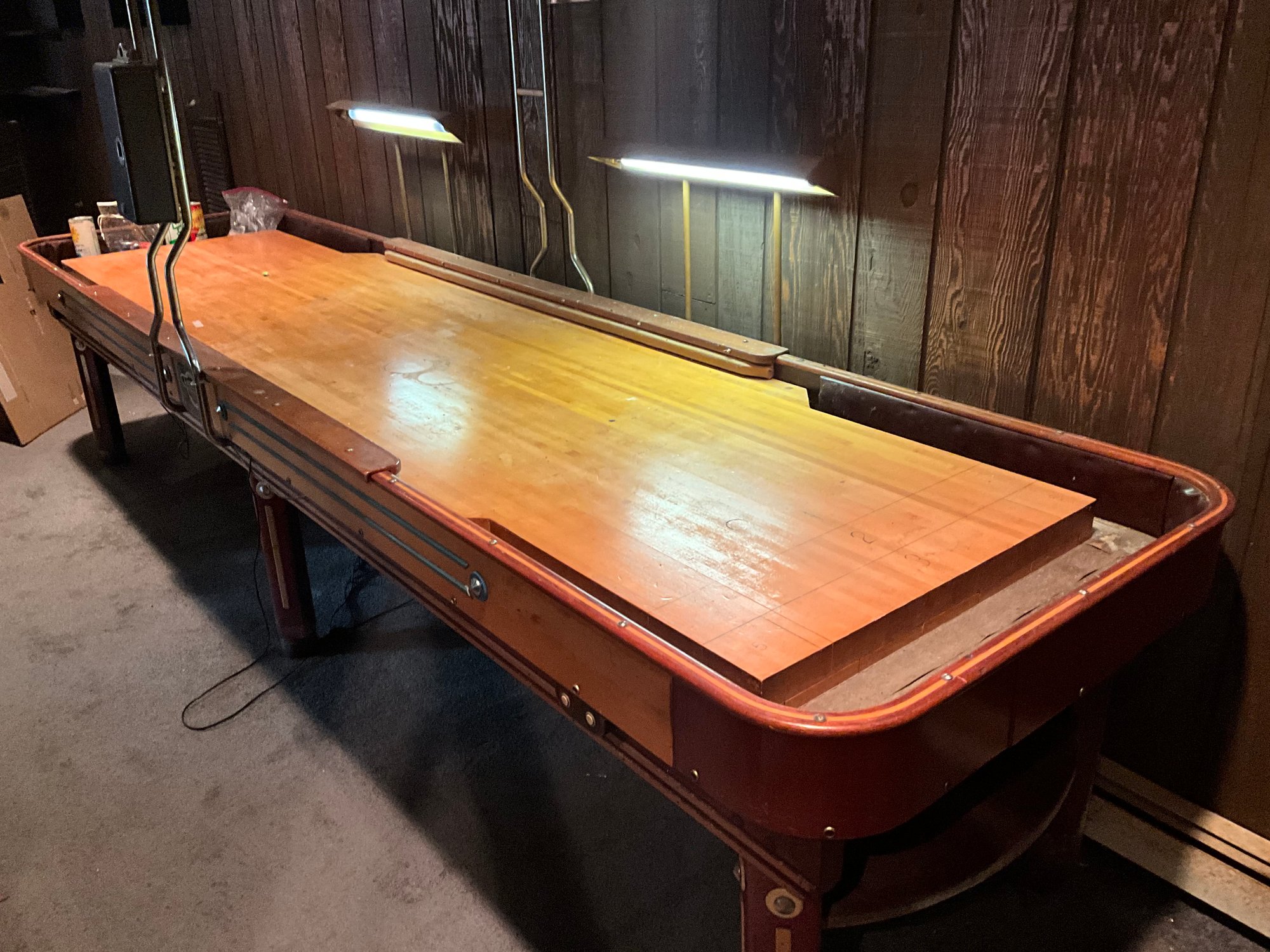 Vintage American Shuffleboard Co. Shuffleboard Table #31849 ...