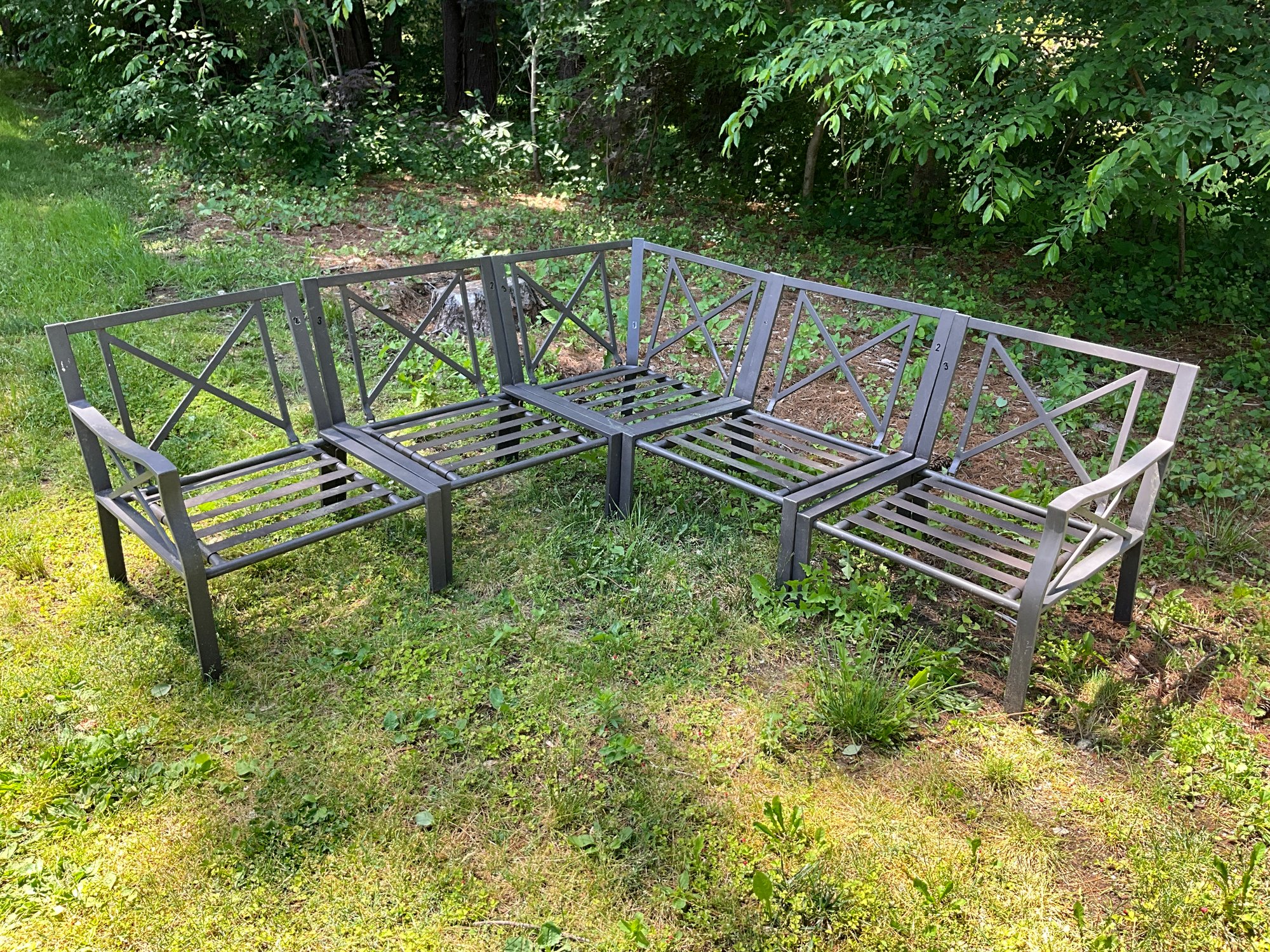 Outdoor Sectional Sofa Frame #27006 | Auctionninja.com