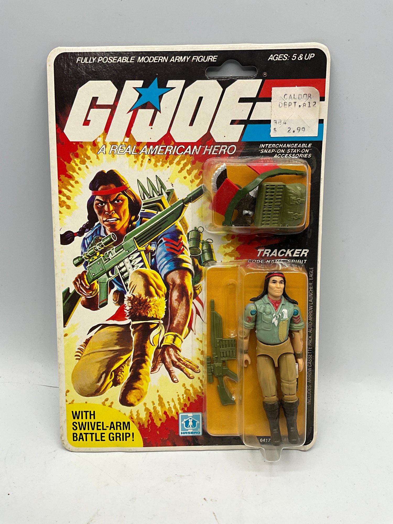 Vintage G.I. Joe Tracker Action Figure - SEALED IN PACKAGE #30616 ...