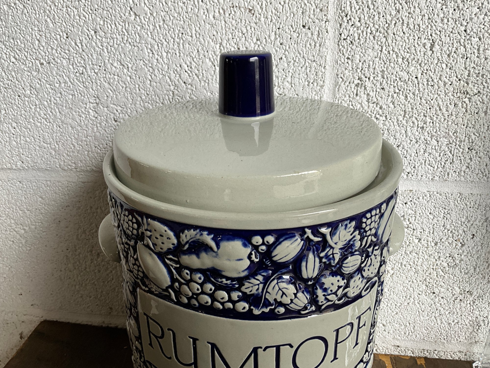 Vintage German RUMTOPF Stoneware Fruit Fermenting Crock #31248 ...