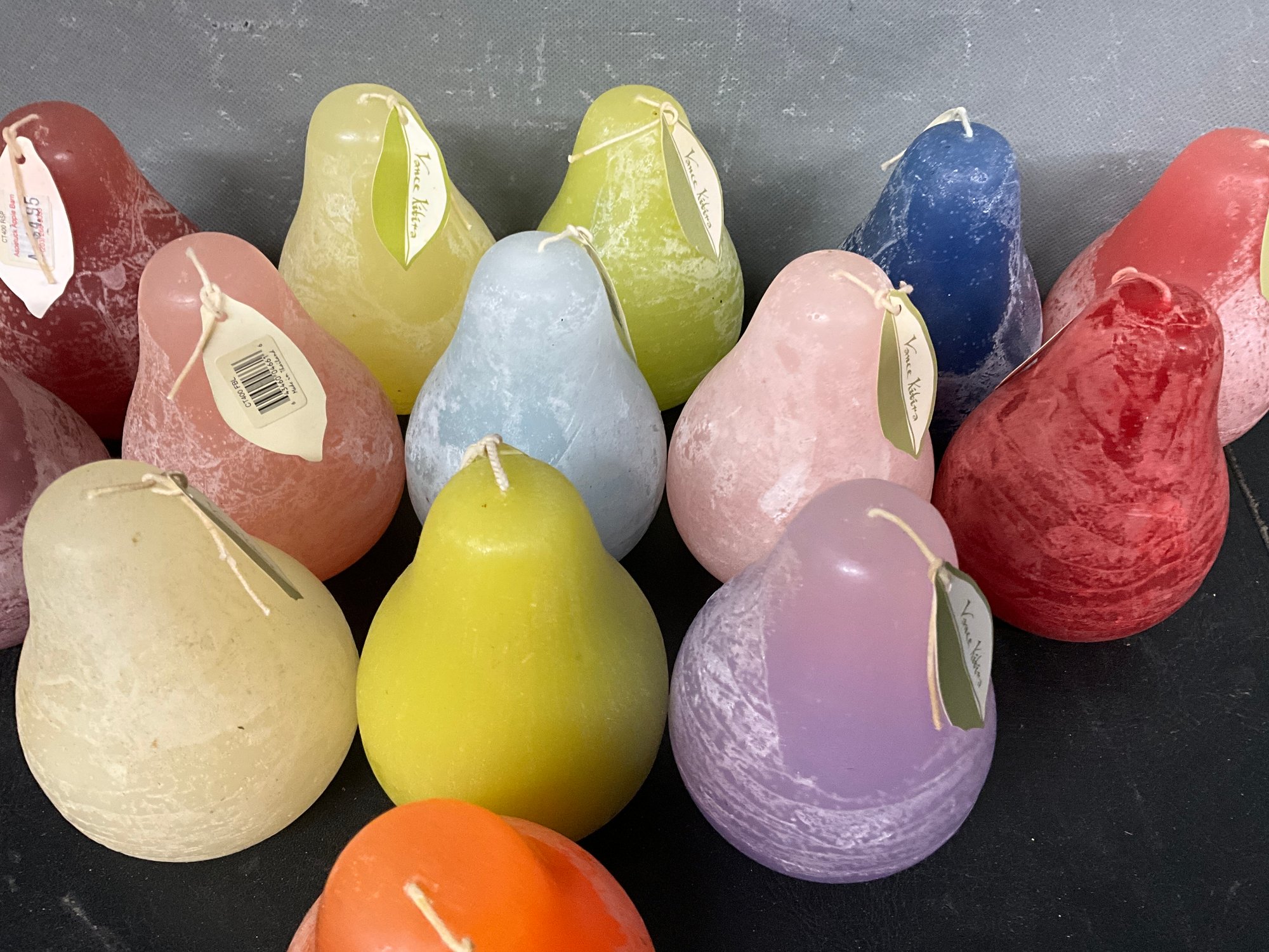 Grouping Of Timber Pear Candles #32338 | Auctionninja.com