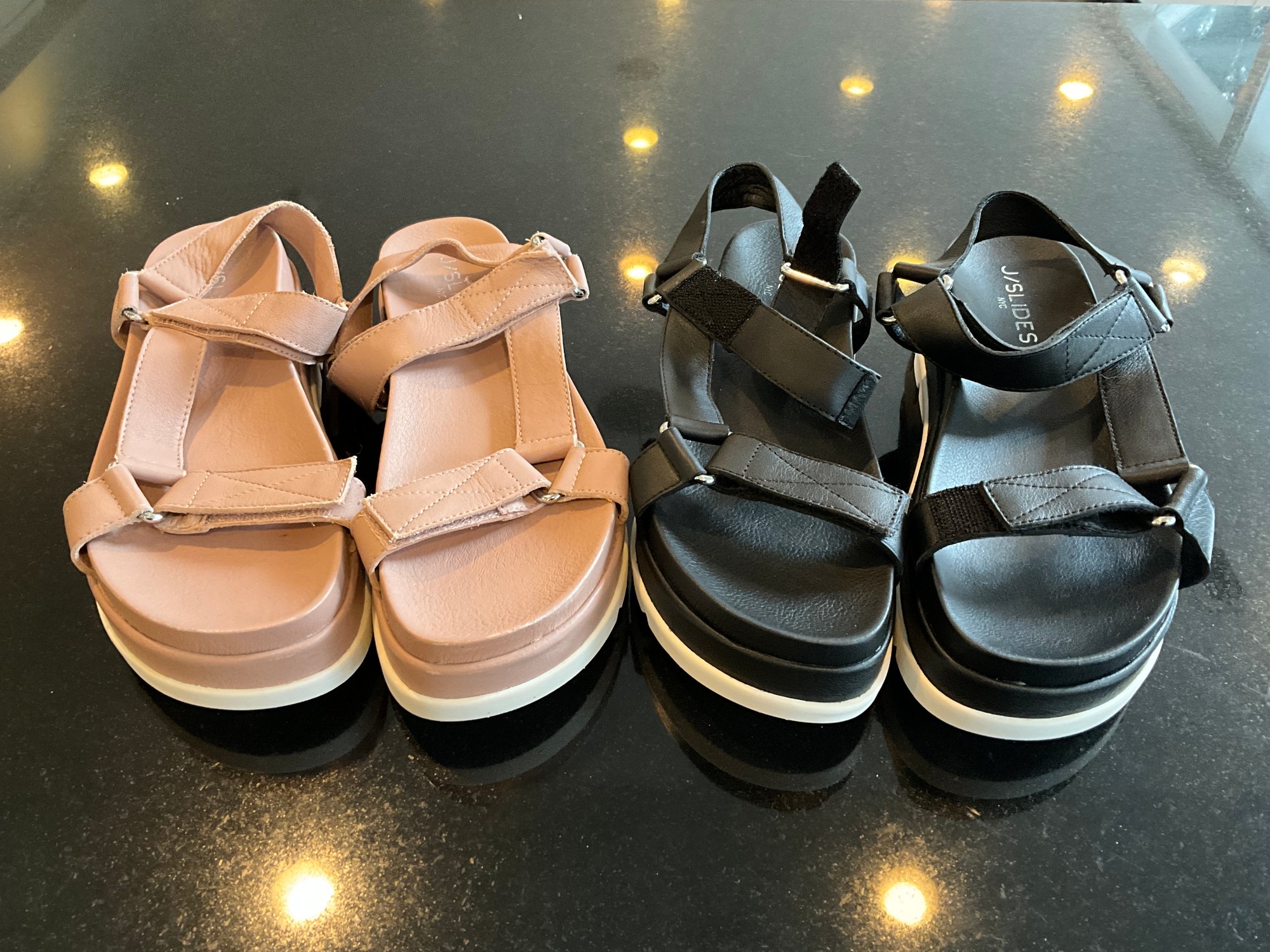 J/Slides NYC Platform Sandles #32893 | Auctionninja.com