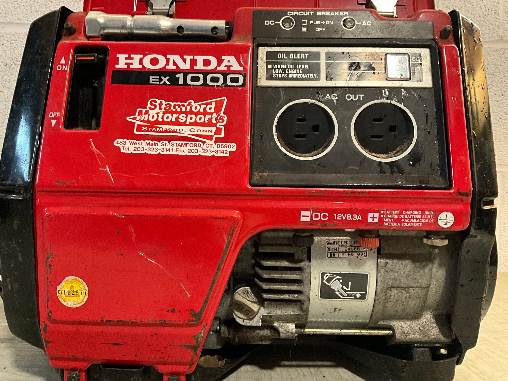 Honda EX 1000 Generator #33289 | Auctionninja.com