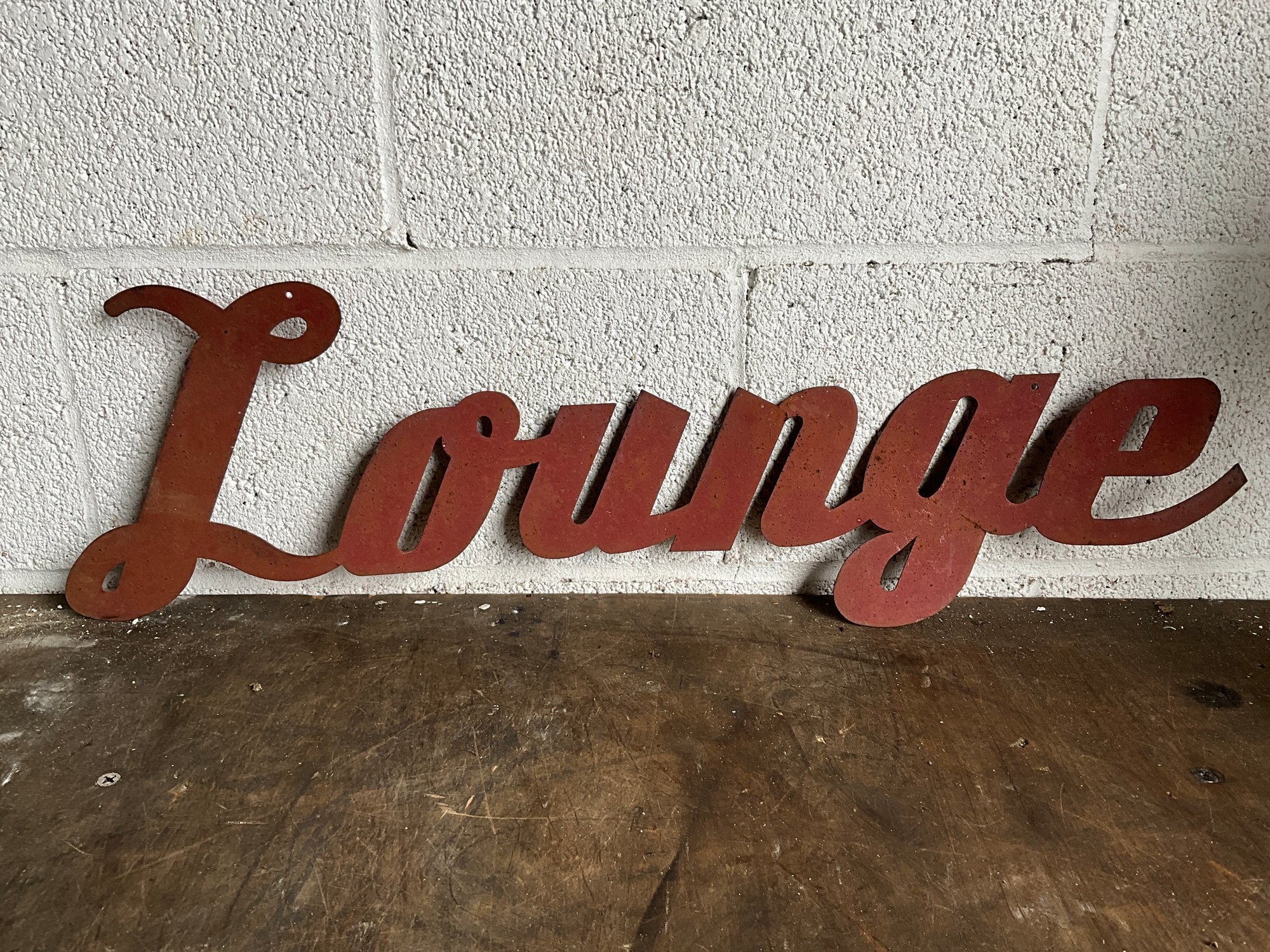 Metal Decorative Lounge Cut Out #33498 | Auctionninja.com