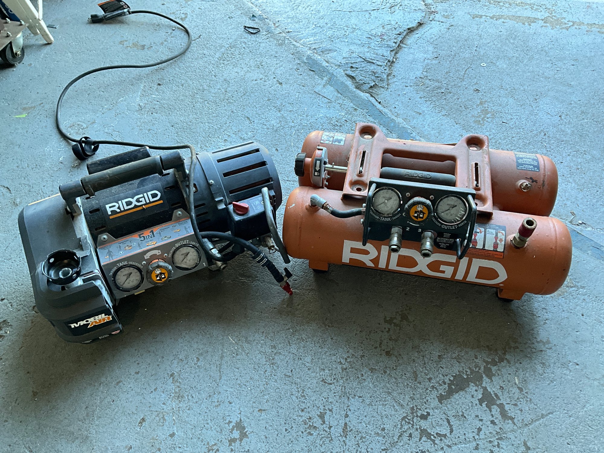 Ridgid Tri-stack Air Compressor - Model No. OF50150TS #33656 ...