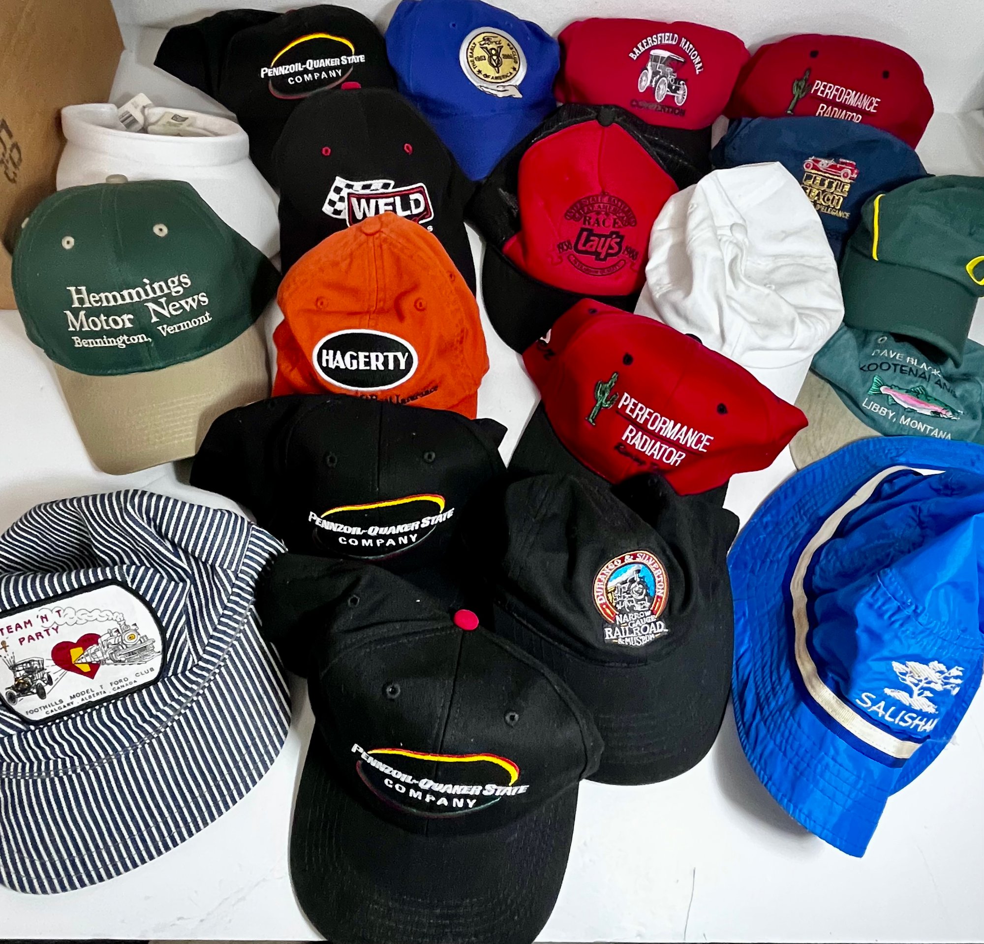 Ball Cap Hat Lot And Duffle #6373 | Auctionninja.com