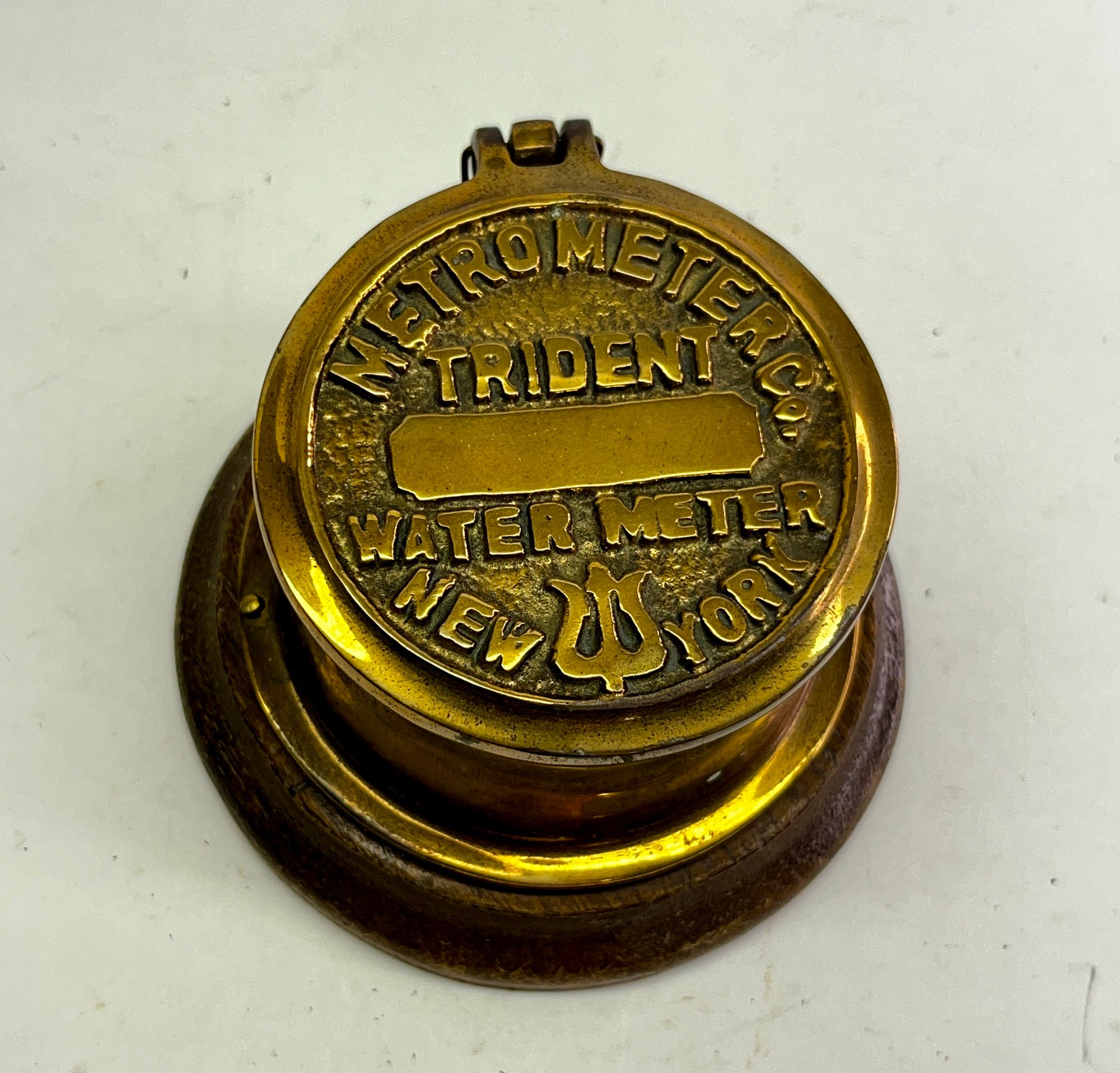 Trident Water Meter Metrometer Hinged Lidded Container #2667 ...