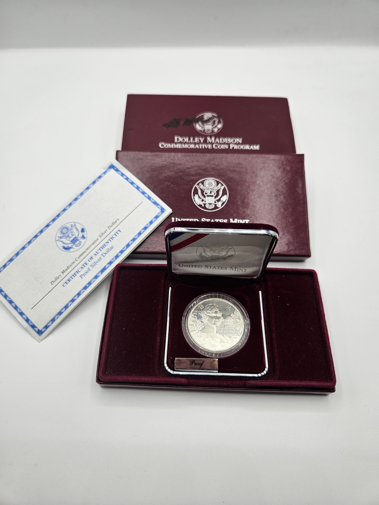 Dolley Madison Commemorative Silver Dollar Proof Coin #2275 ...
