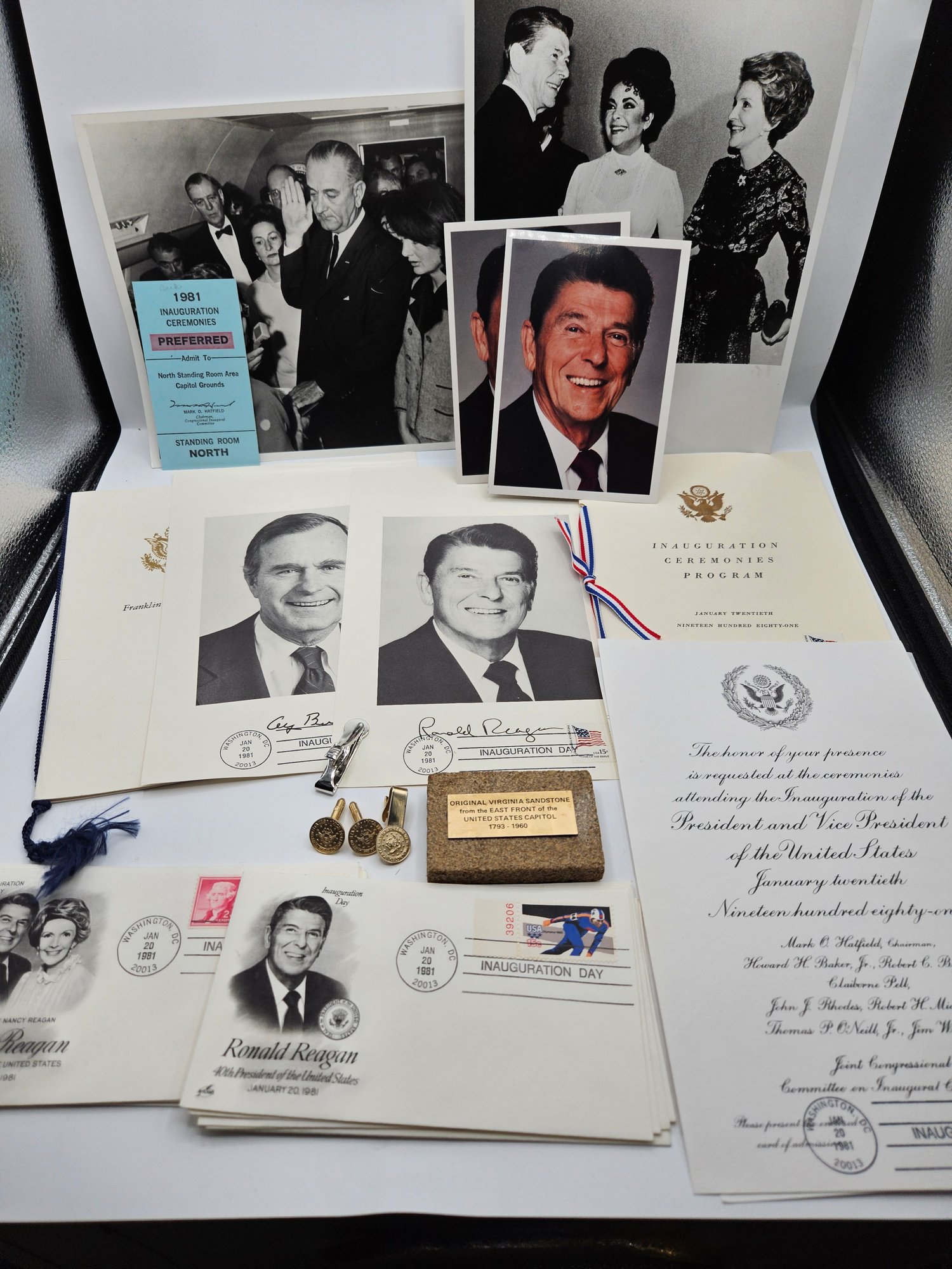 Lot Of Presidential Memorabilia - Regan, Bush, Roosevelt, And Others ...