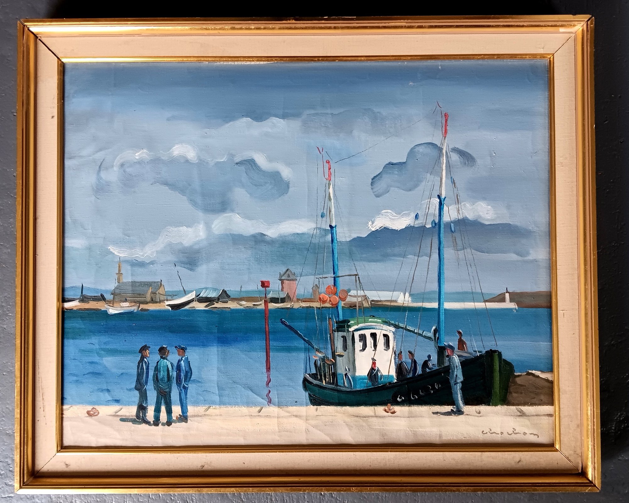 Port De Camaret, Andre Chochon (1910-2005 Internet Listed), Painting On ...