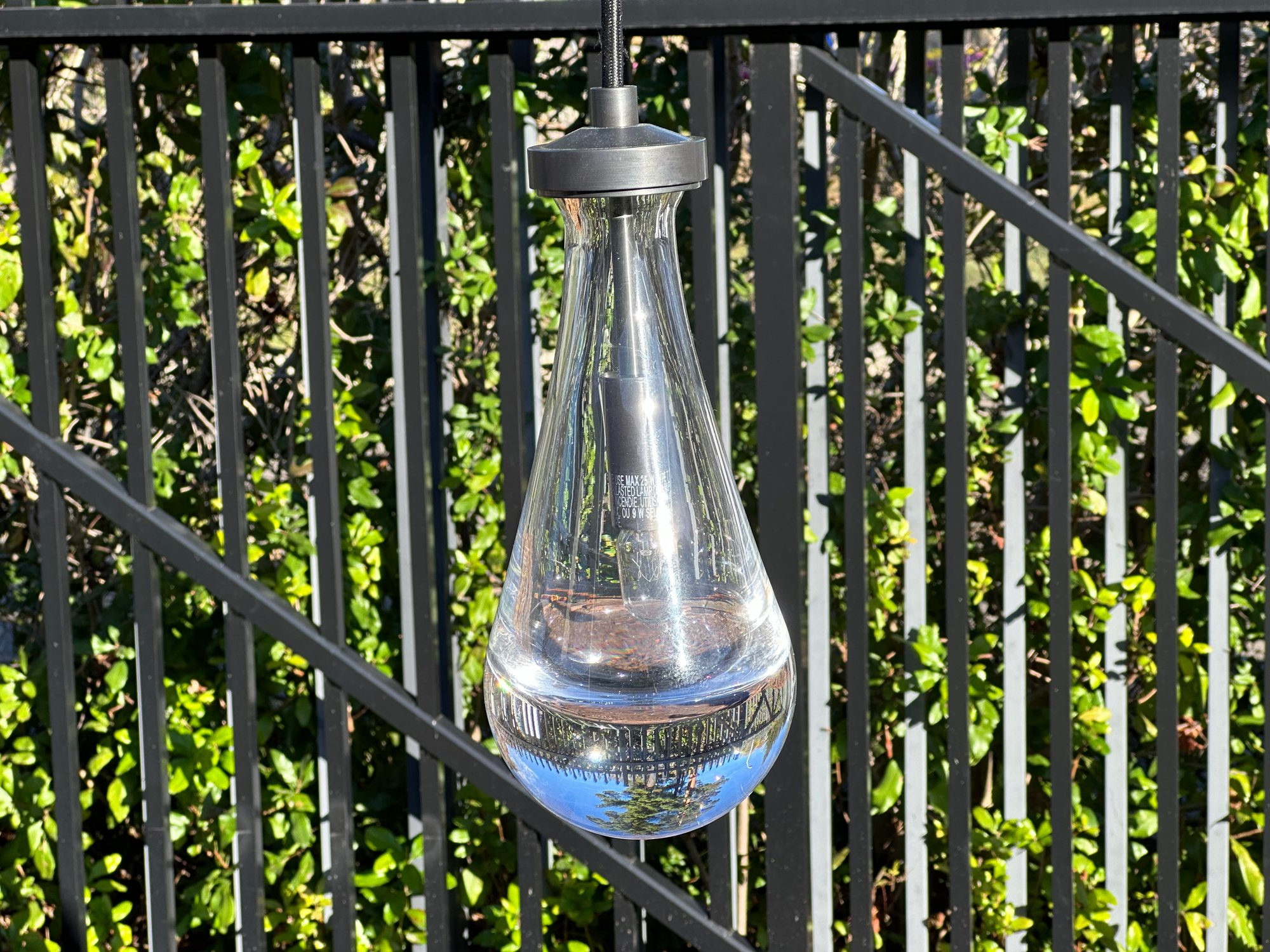 West Elm Sculptural Raindrop Pendant - 1 Of 3 #4737 | Auctionninja.com