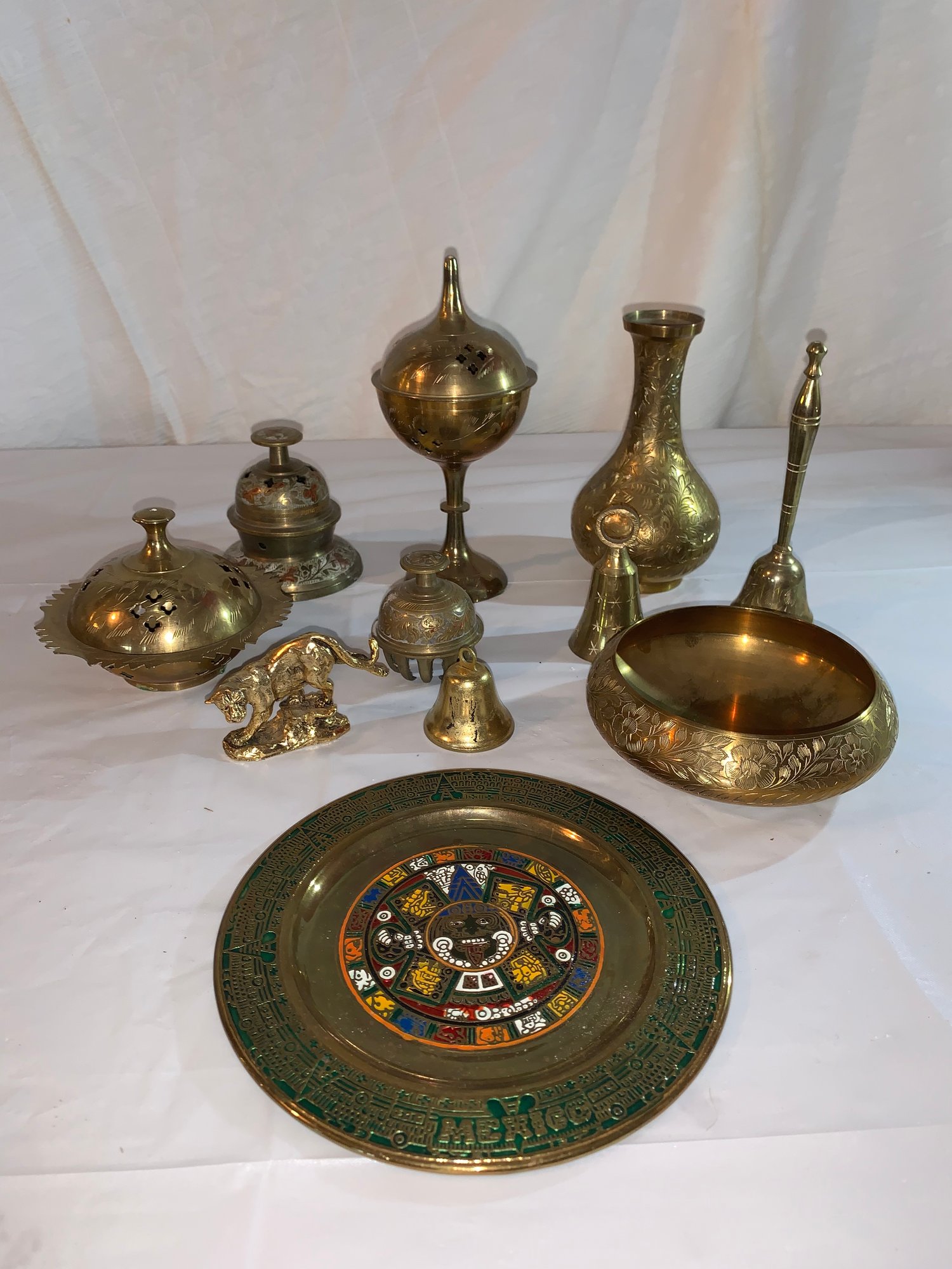 Vtg Brass Lot #1915 | Auctionninja.com
