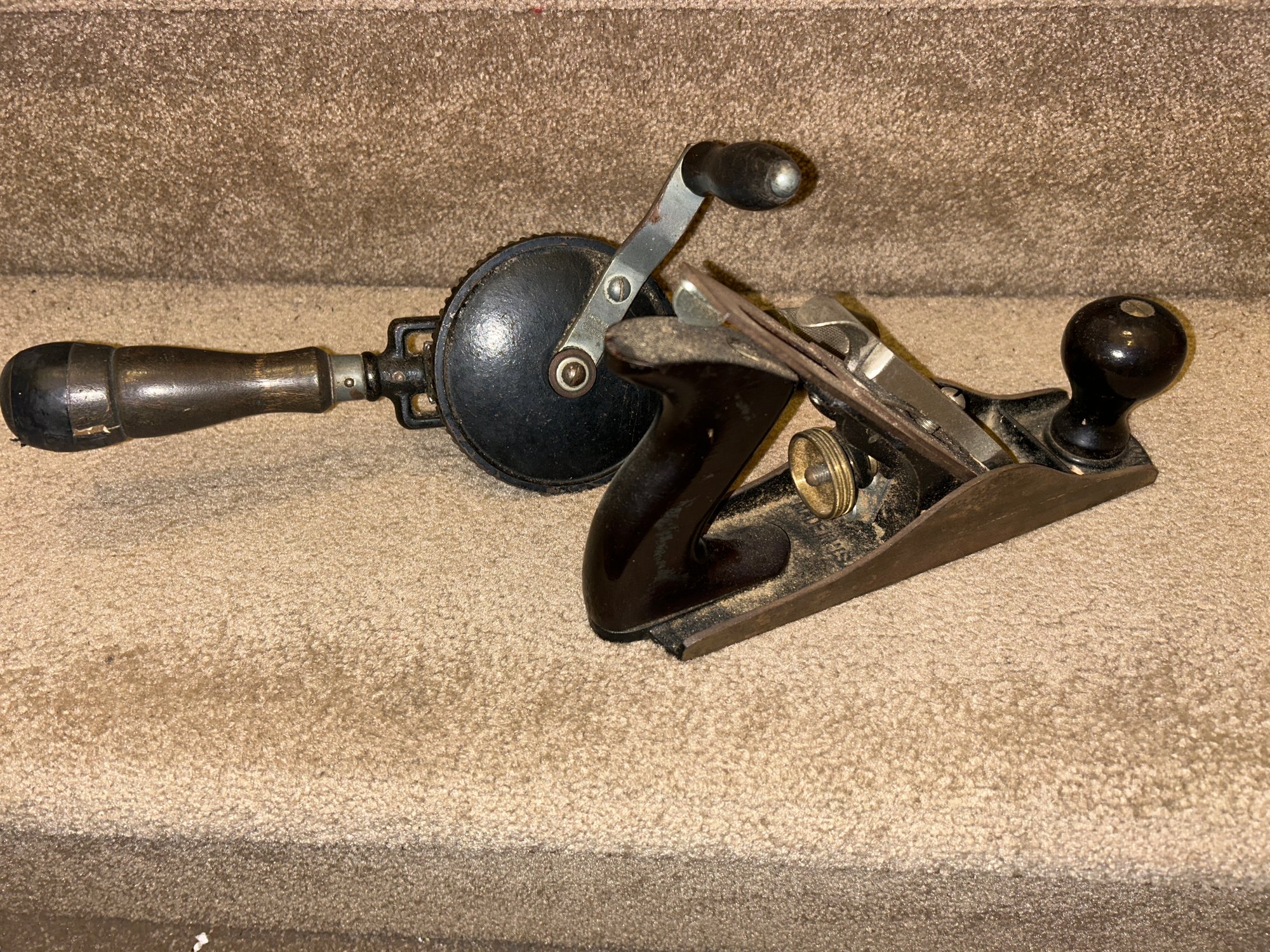 Vintage Stanley Tools Wood Planer Hand Drill #3046 | Auctionninja.com