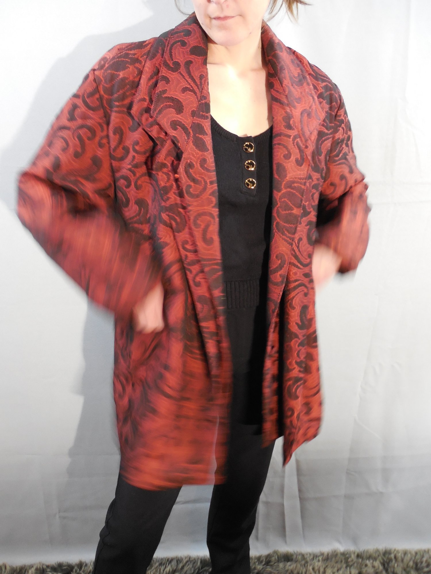 Vintage Sam Bot Paris Double Breasted Smoking Jacket #6602 ...