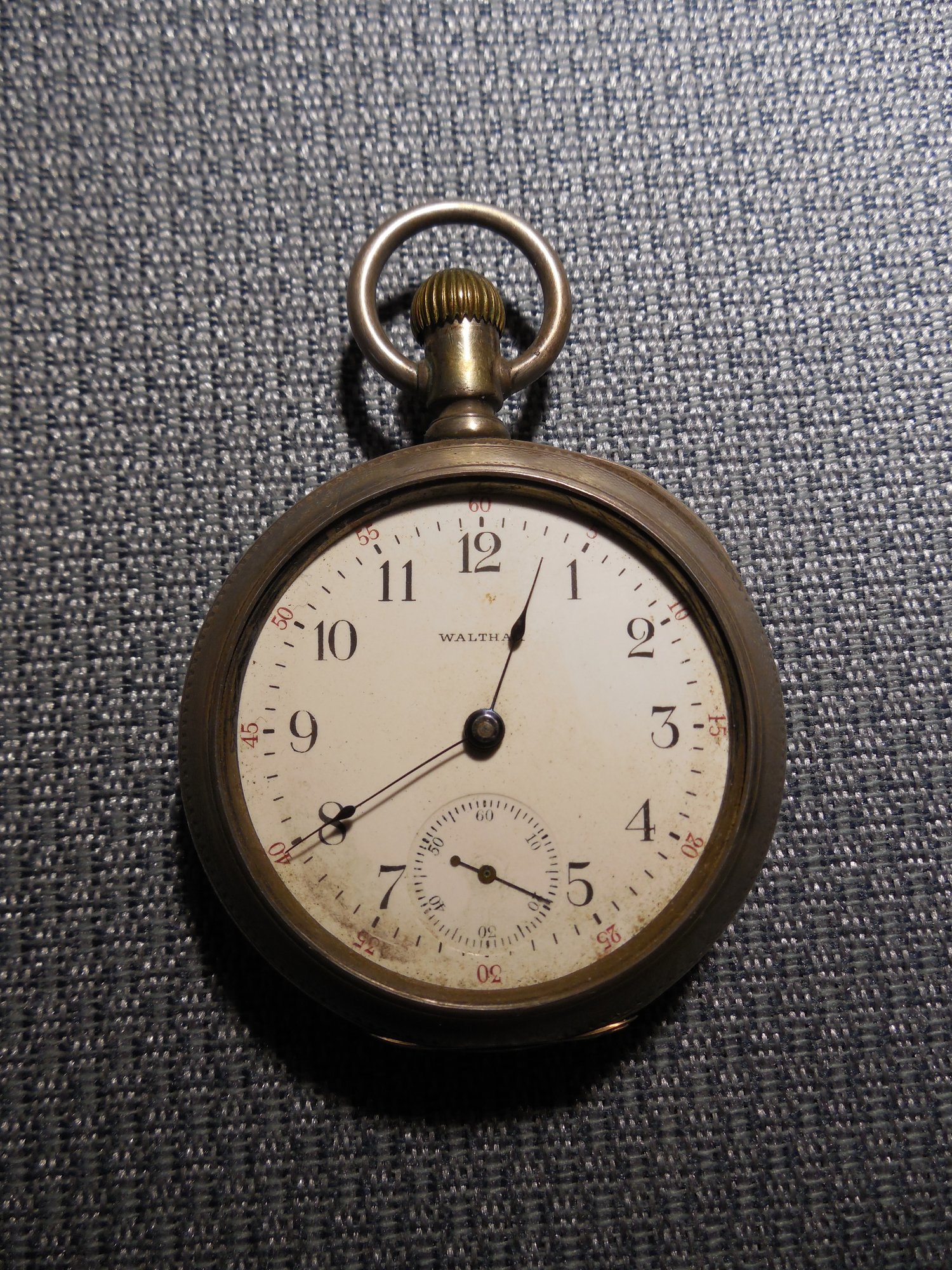 Waltham Watch Co. Bay State Imperial Coin Silver Case Pocket Watch ...